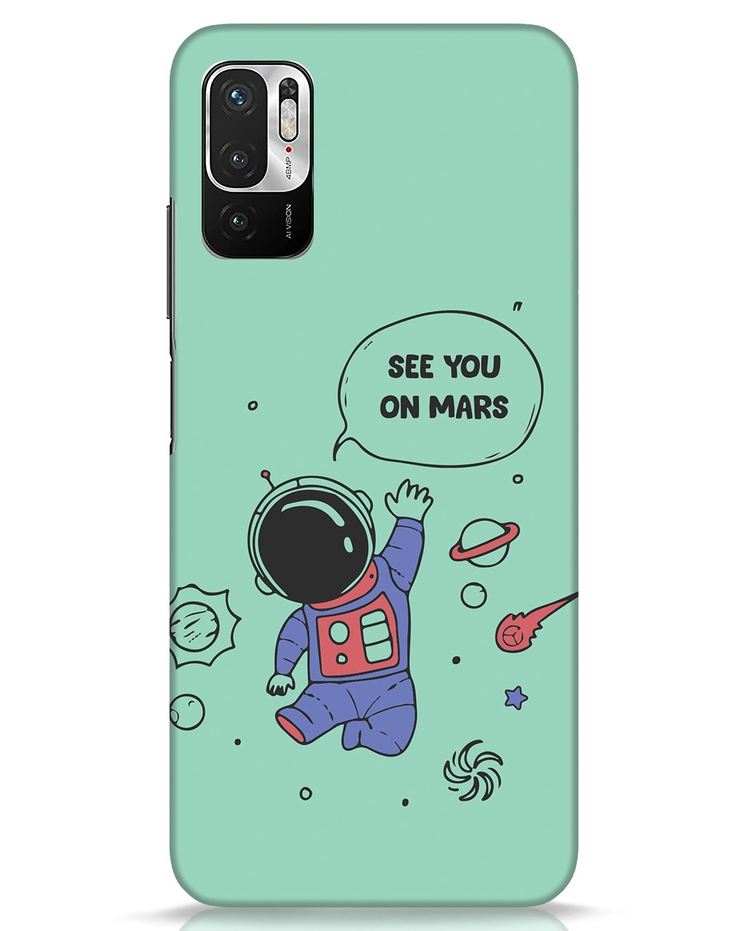 Buy Trip To Mars Designer Hard Cover for Xiaomi Redmi Note 10 T Online ...