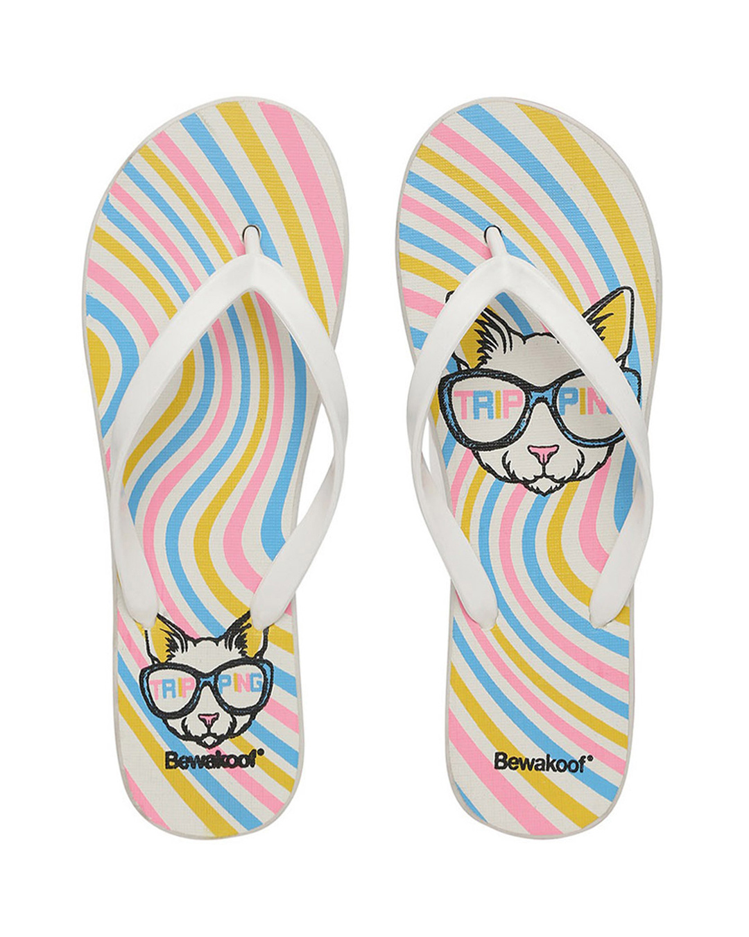 Buy Tripping Printed Women's Flip-Flops Online in India at Bewakoof