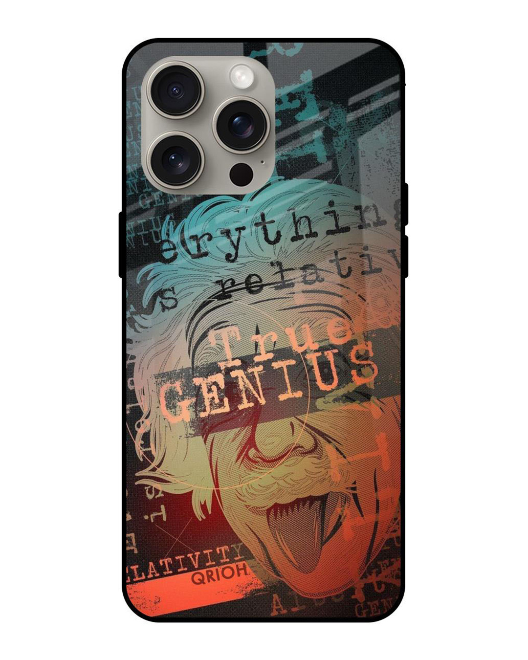 Buy True Genius Premium Glass Case for Apple iPhone 15 Pro Max (Shock ...