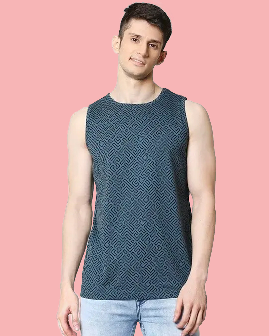 Buy Unending Maze AOP Vest Online at Bewakoof