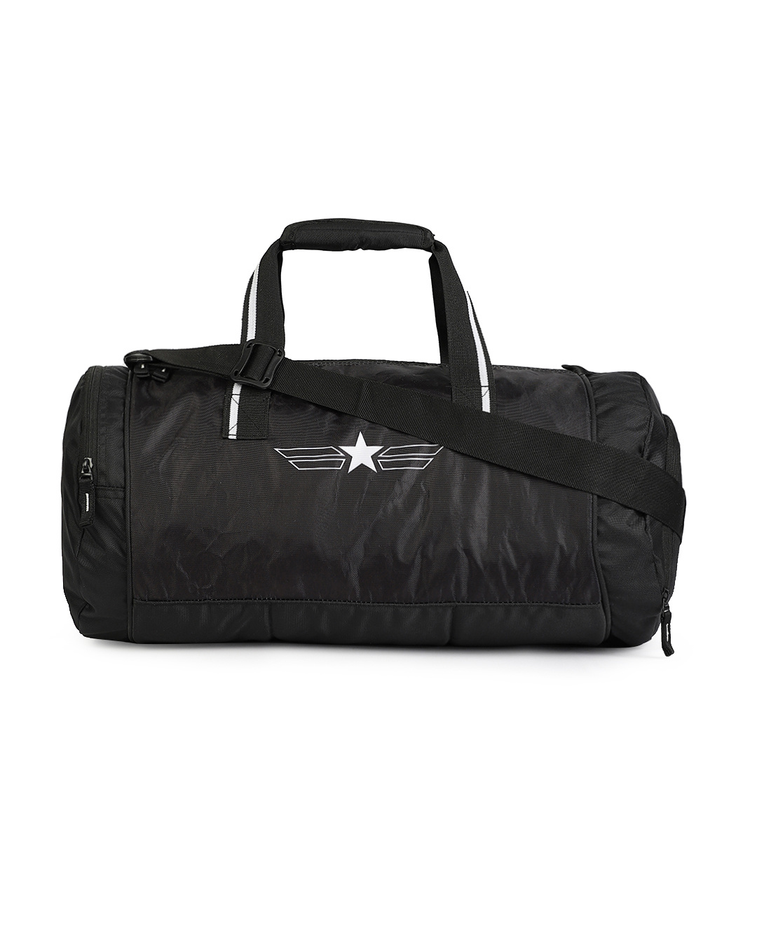 Buy Unisex Black Captain Marvel Gym Bag Online in India at Bewakoof