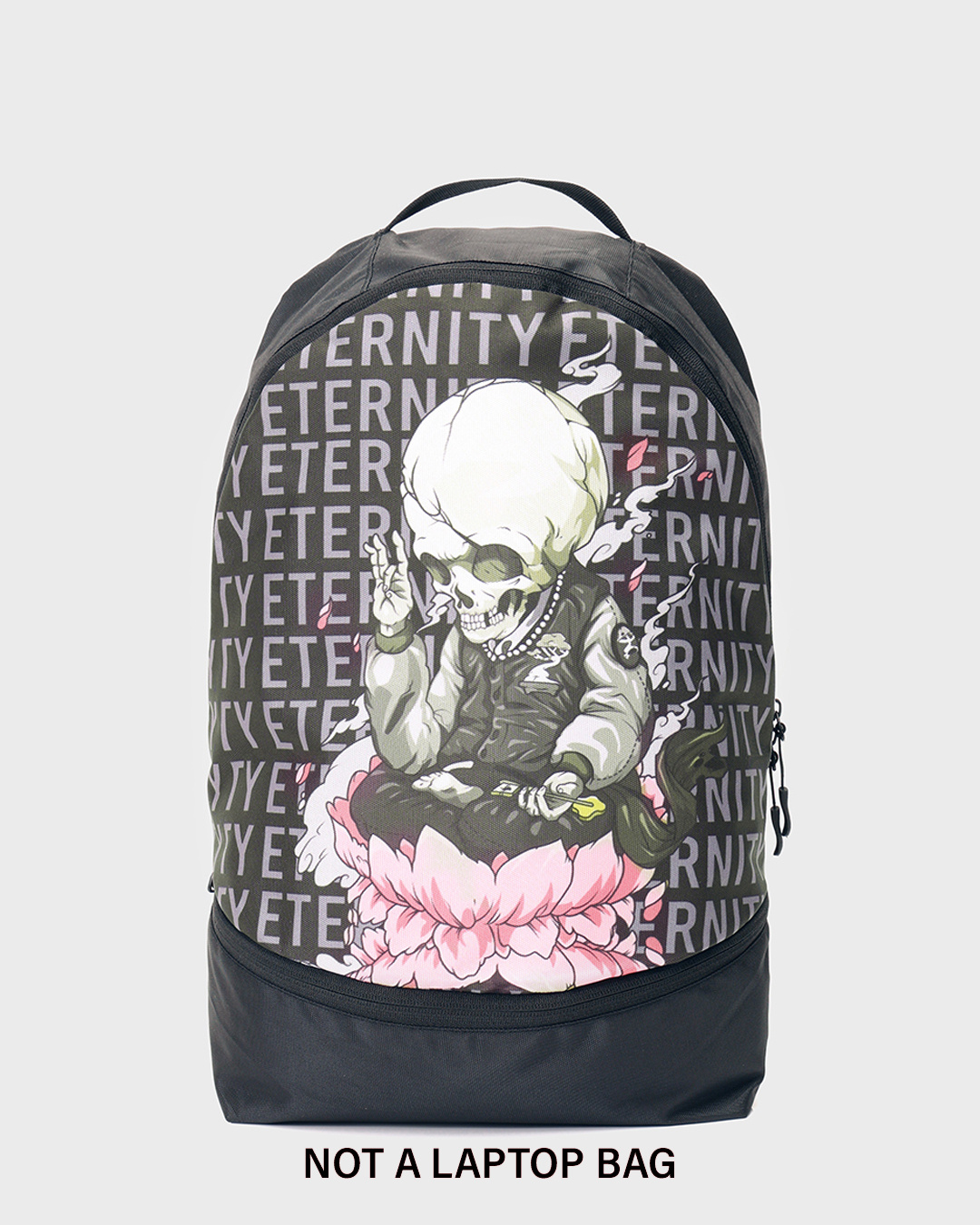 Buy Unisex Black Eternity Printed Small Backpack Online in India at ...