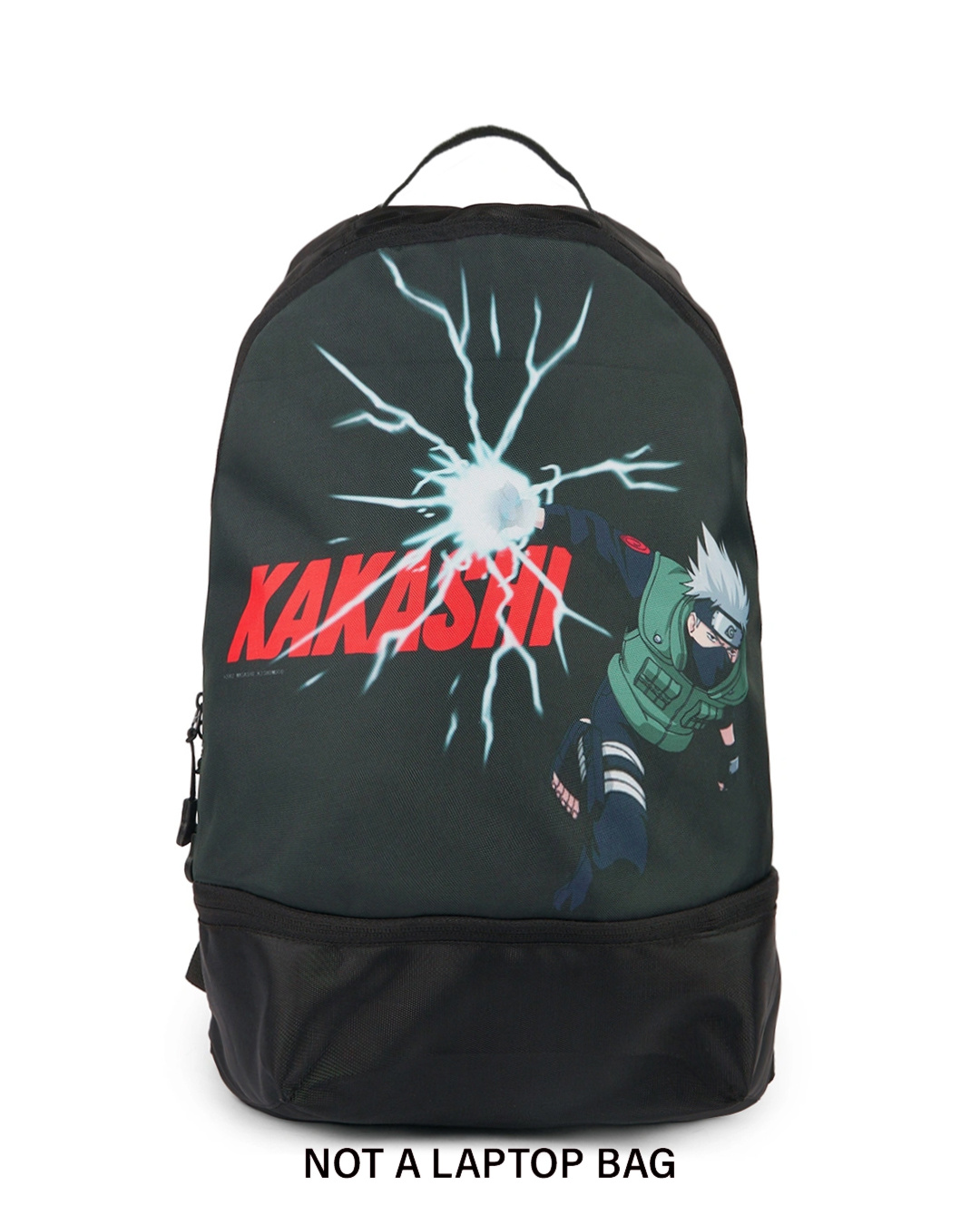 Buy Unisex Black Kakashi Printed Backpack Online in India at Bewakoof
