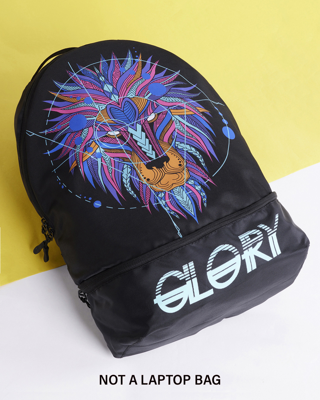 Buy Unisex Black Pride and Glory Graphic Printed Small Backpack Online ...