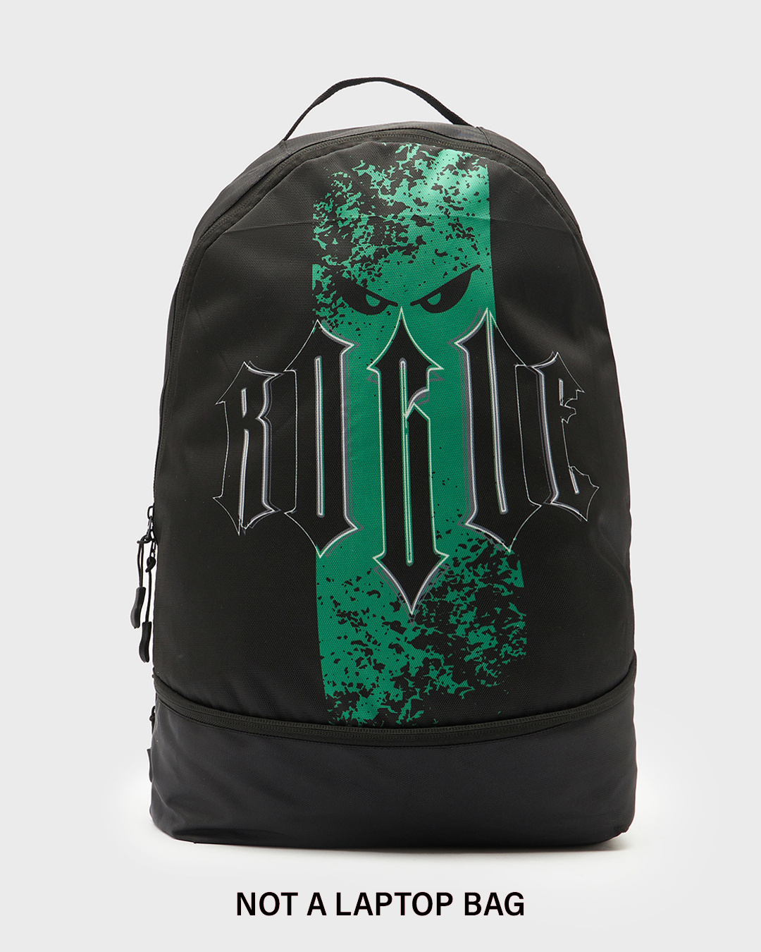 Buy Unisex Black Rogue Printed Small Backpack Online in India at Bewakoof
