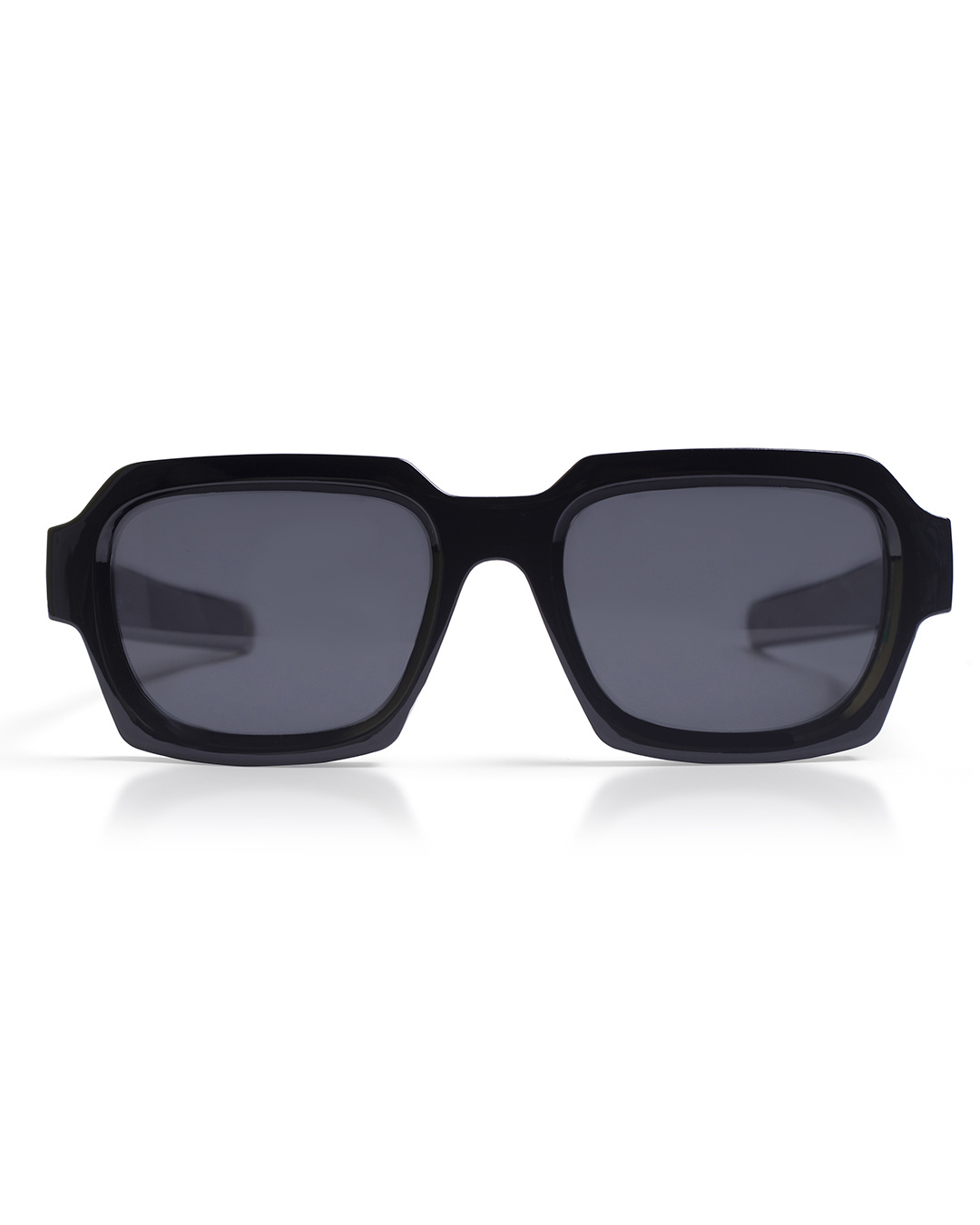 Buy Unisex Black Square UV Protected Lens Sunglasses Online in India at ...