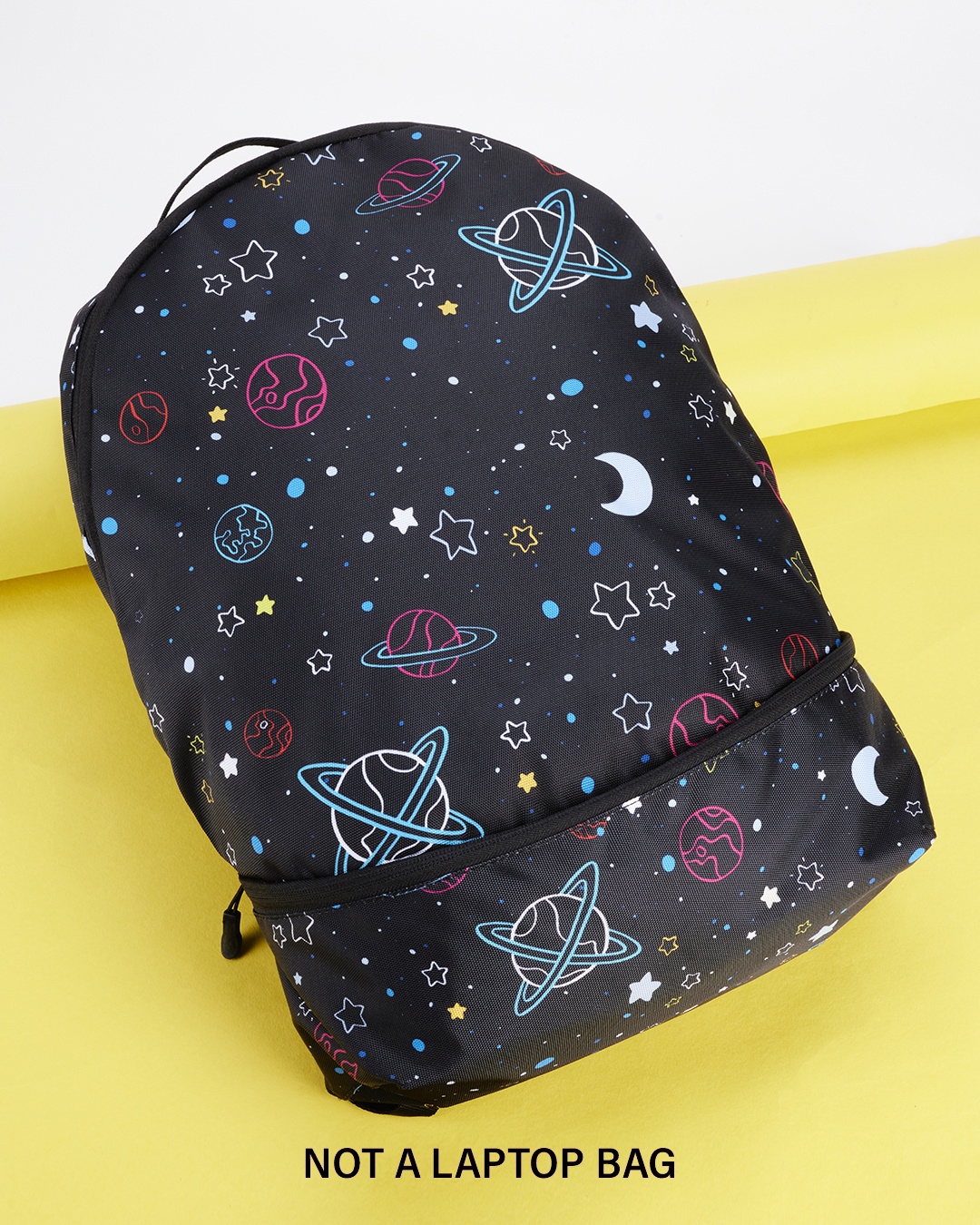 Buy Unisex Black Star Light Graphic Printed Small Backpack Online in ...