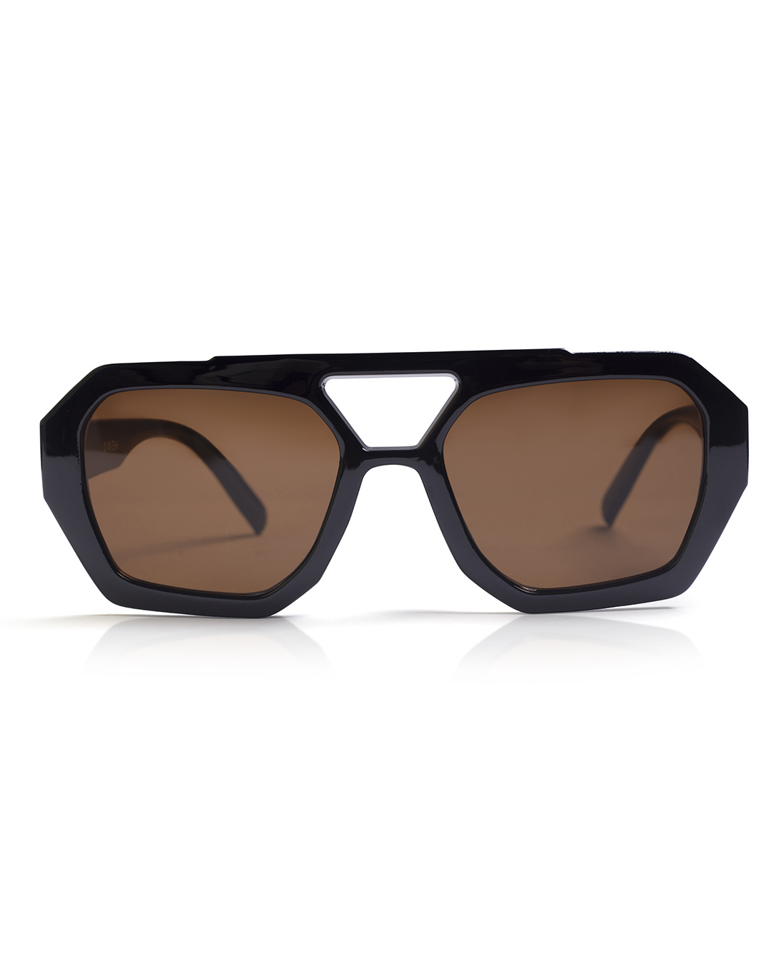 Buy Unisex Brown Aviator UV Protected Lens Sunglasses Online in India ...