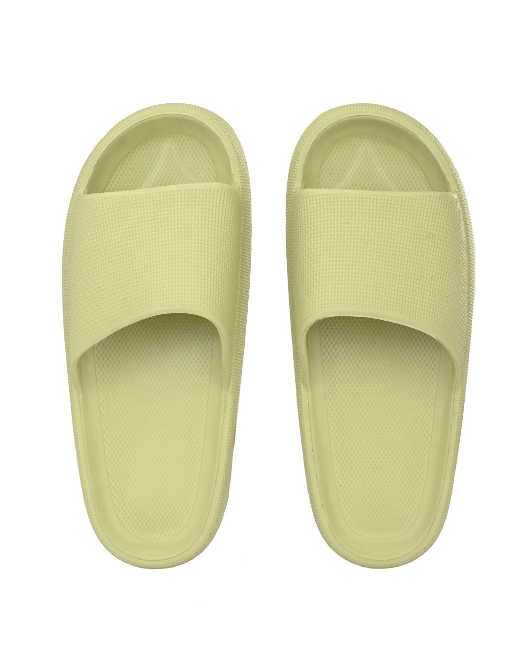 Buy Unisex Green Sliders Online in India at Bewakoof