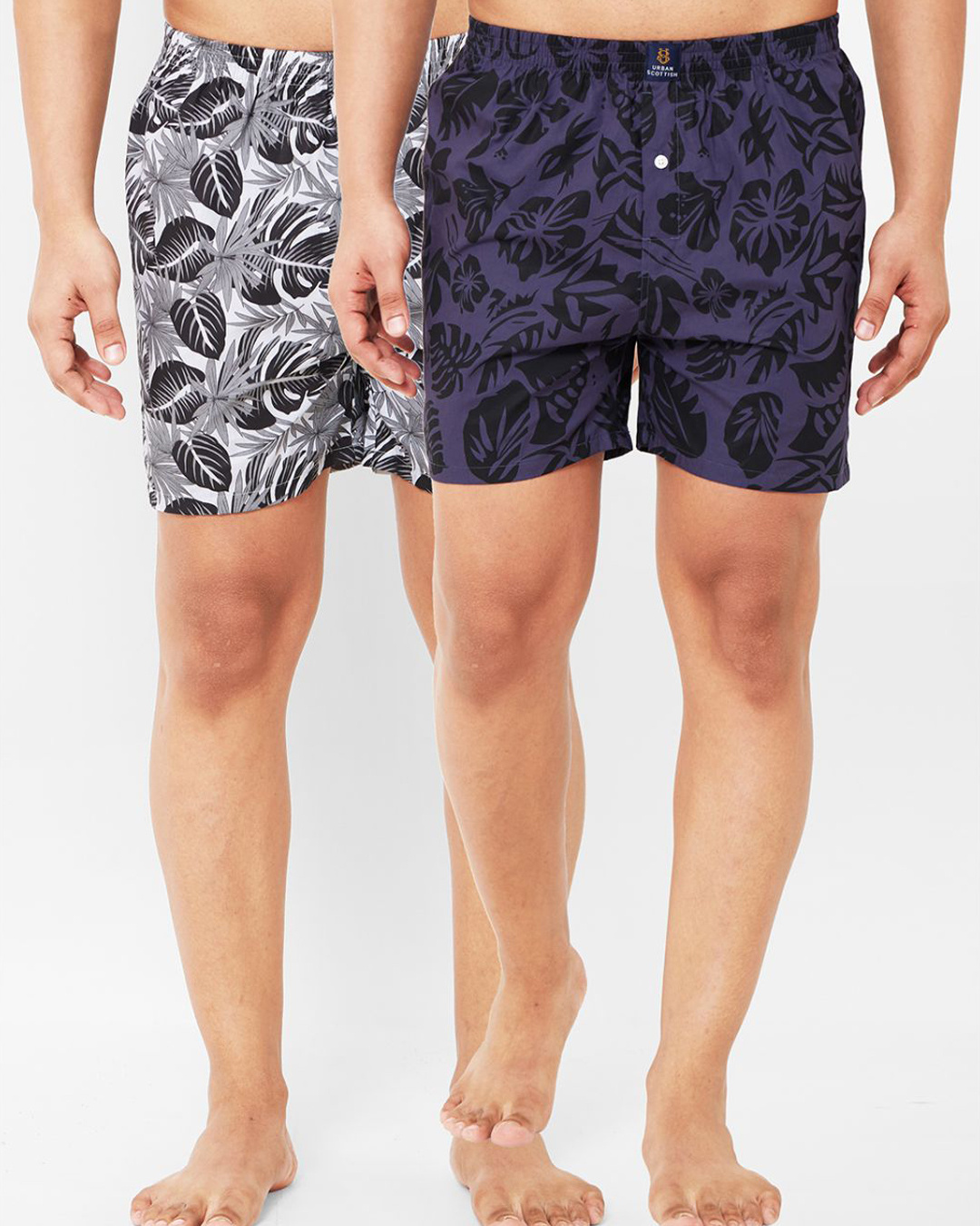 Buy Pack of 2 Men's Multicolor All Over Printed Boxers Online in India ...