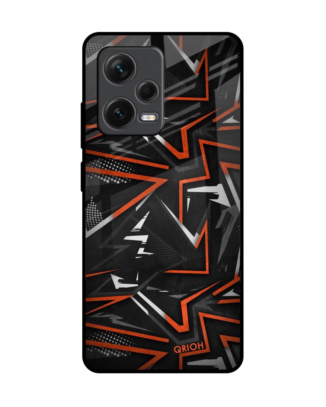 Buy Vector Art Premium Glass Case for Redmi Note 12 Pro+ 5G (Shock ...