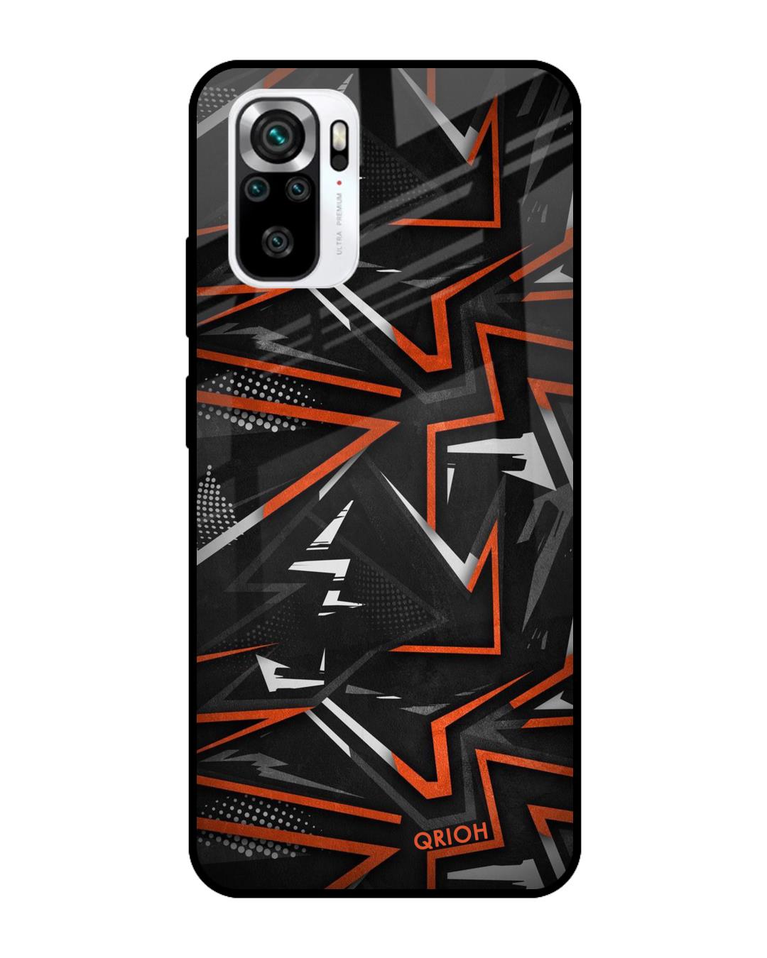 Buy Vector Art Printed Premium Glass Case for Redmi Note 11 SE (Shock ...