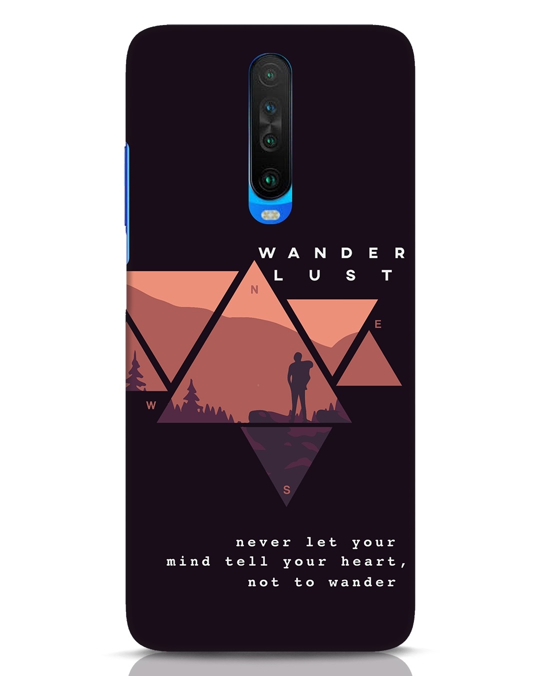Buy Wander Heart Printed Designer Hard Cover for Xiaomi Poco X2 (Shock ...