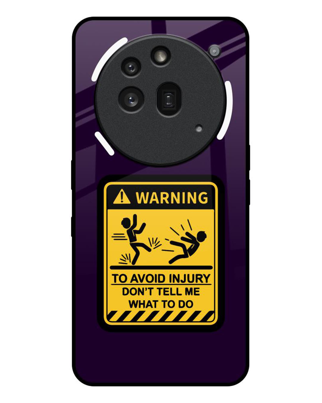 Buy Warning Injury Premium Glass Cover for Nothing Phone 3a Pro Online ...