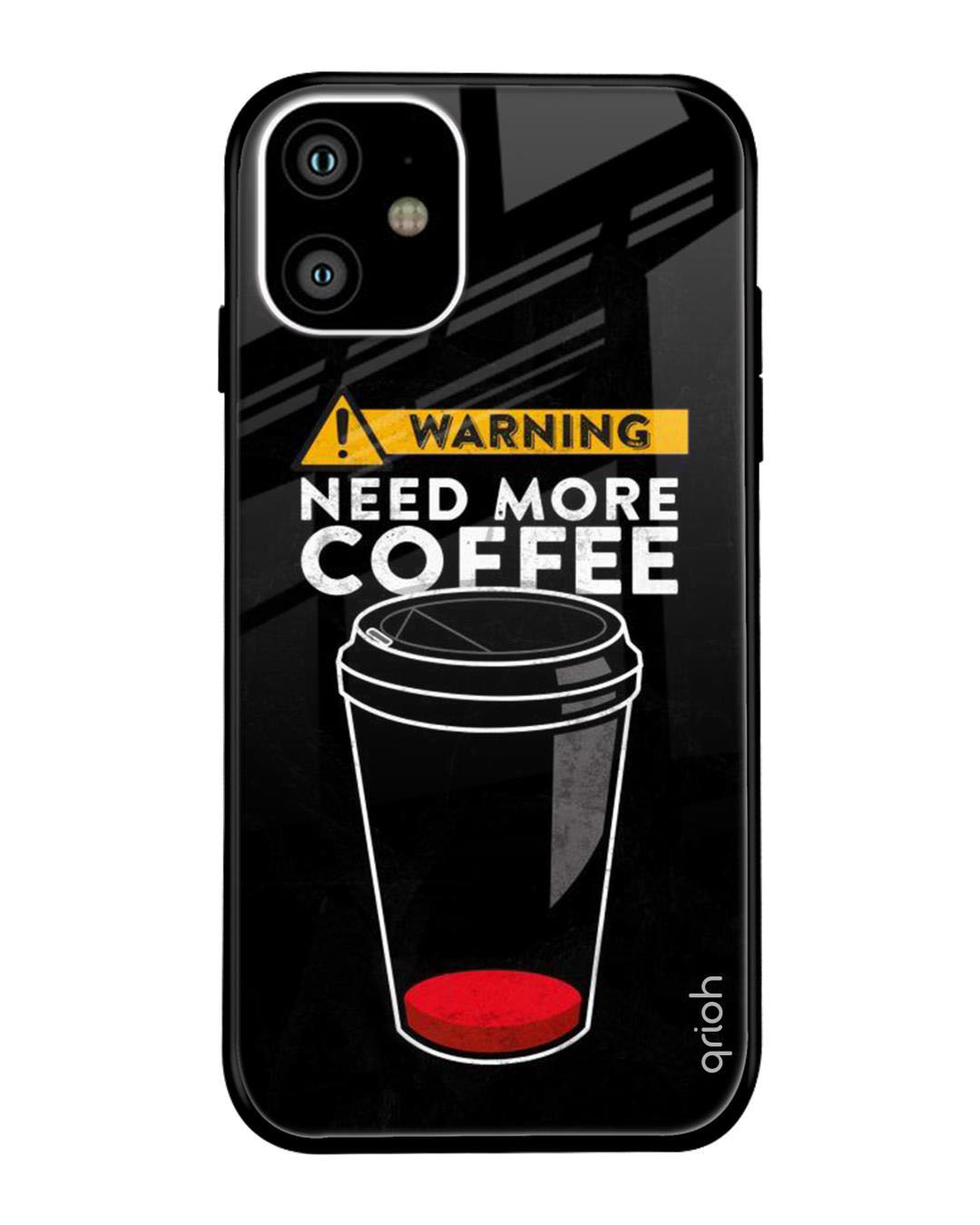 Buy Warning Premium Glass Case for Apple iPhone 11 (Shock Proof ...