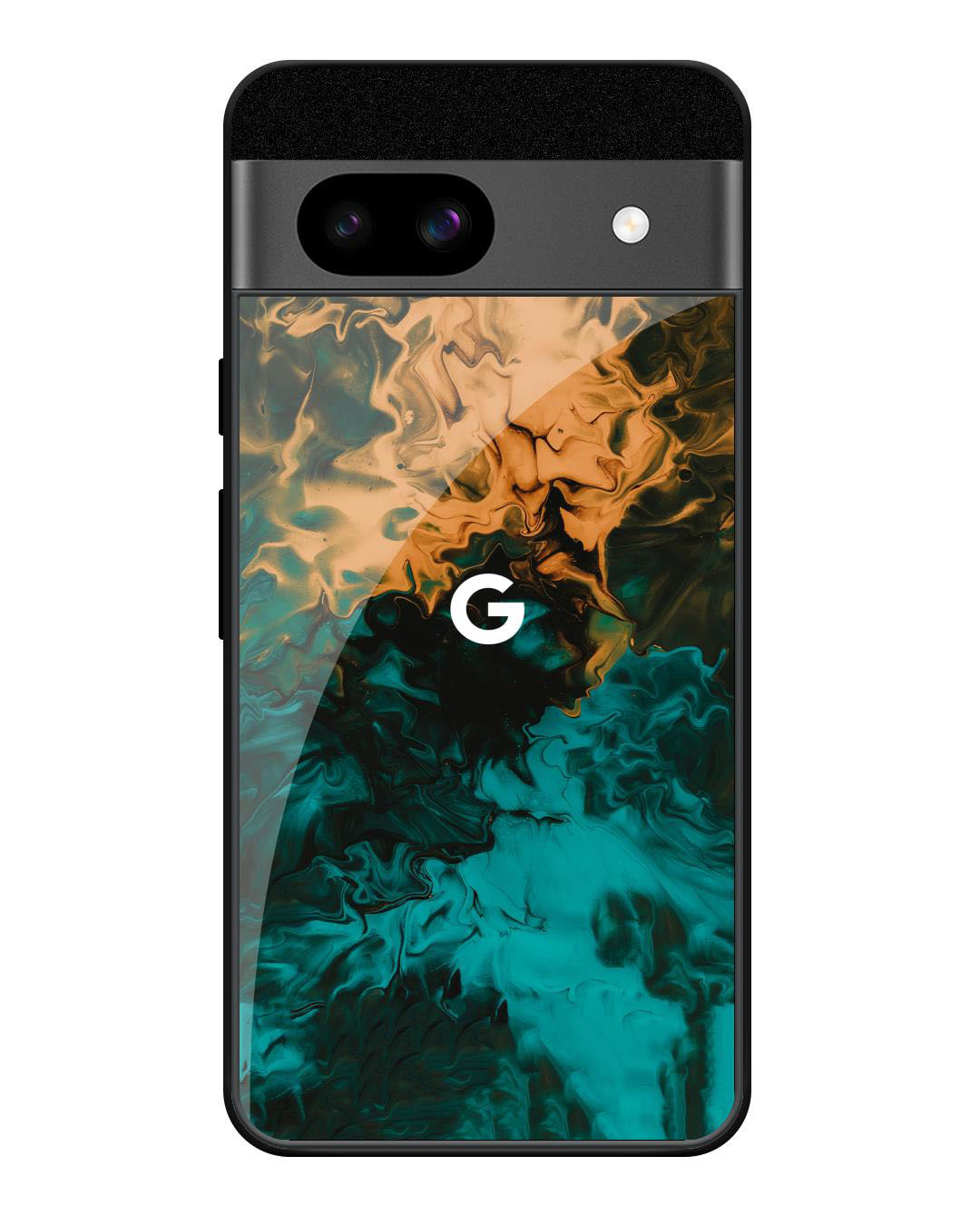 Buy Watercolor Wave Premium Glass Case for Google Pixel 8a (Shock Proof ...