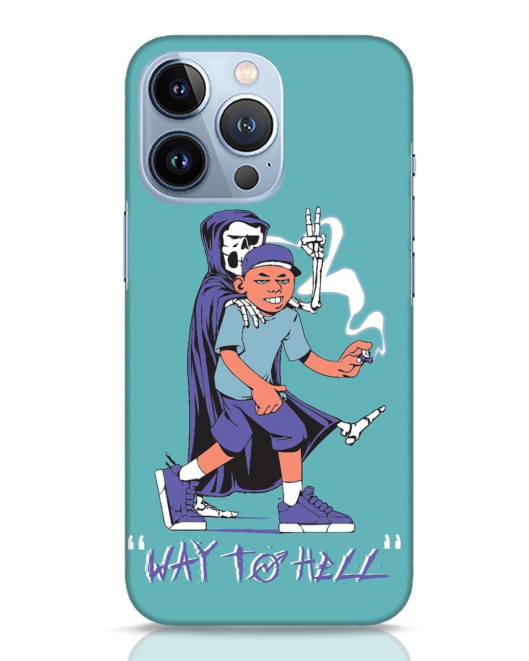 Buy Way To Hell Designer Hard Cover for Apple iPhone 13 Pro Online in ...
