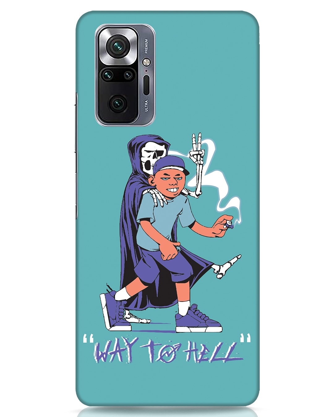Buy Way To Hell Designer Hard Cover for Xiaomi Redmi Note 10 Pro Online ...