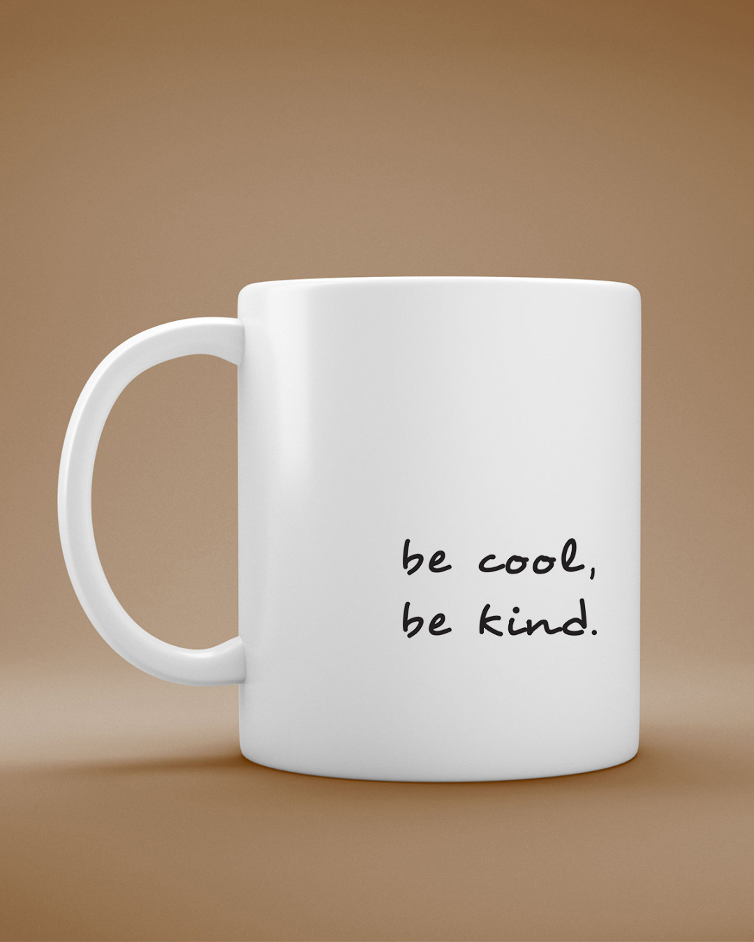 Buy White Be Cool Be Kind Printed Coffee Mug Online in India at Bewakoof