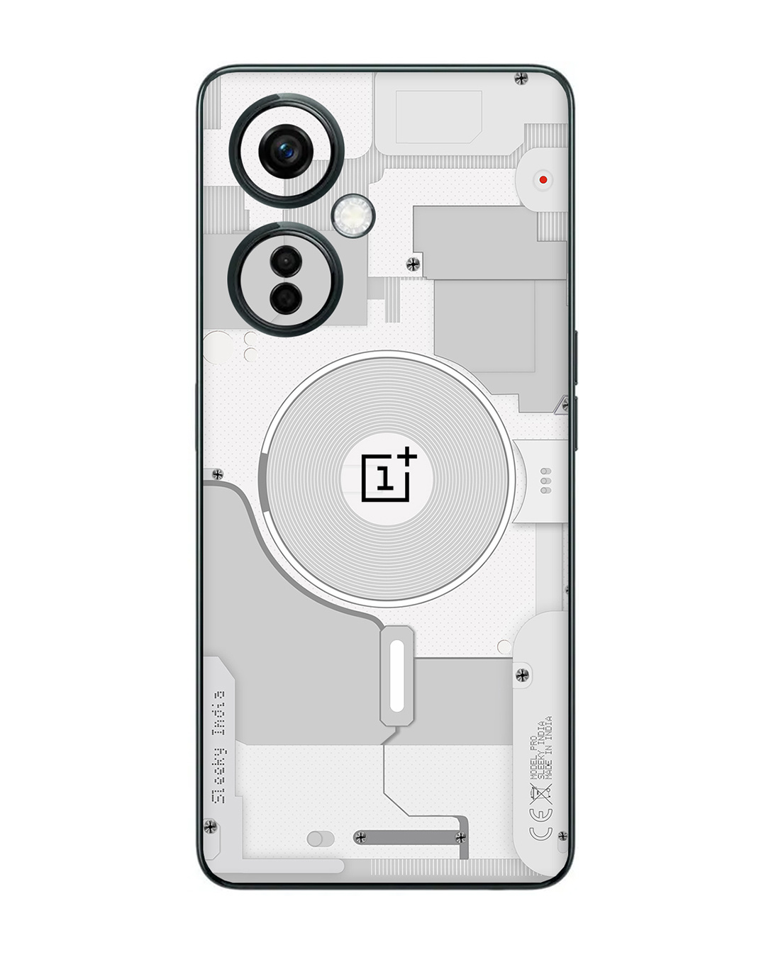 Buy White Nothing Concept Printed Mobile Skin for OnePlus Nord CE 3 ...