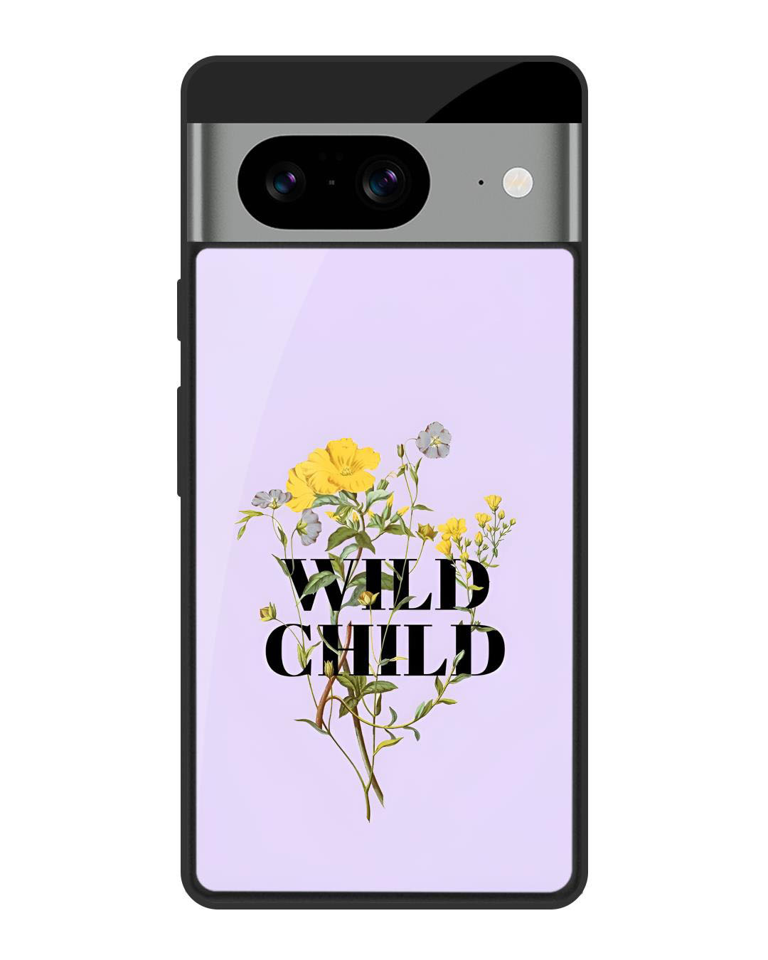 Buy Wild Flower Premium Glass Cover for Google Pixel 8 (Shock Proof ...