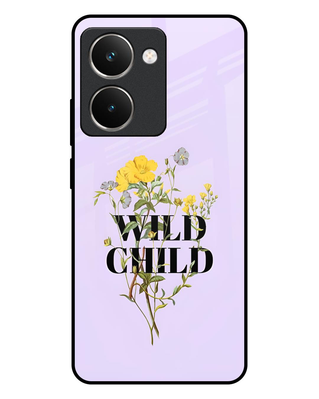 Buy Wild Flower Premium Glass Cover for Realme P3 Ultra 5G(Shock Proof ...