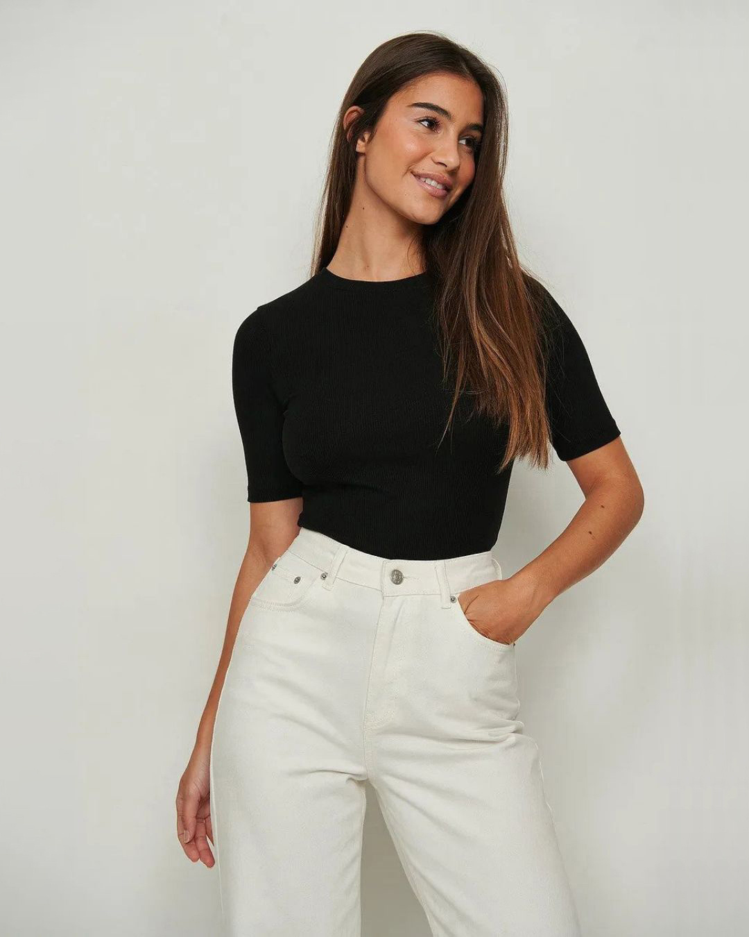 Buy Women's Black High Neck Top Online at Bewakoof