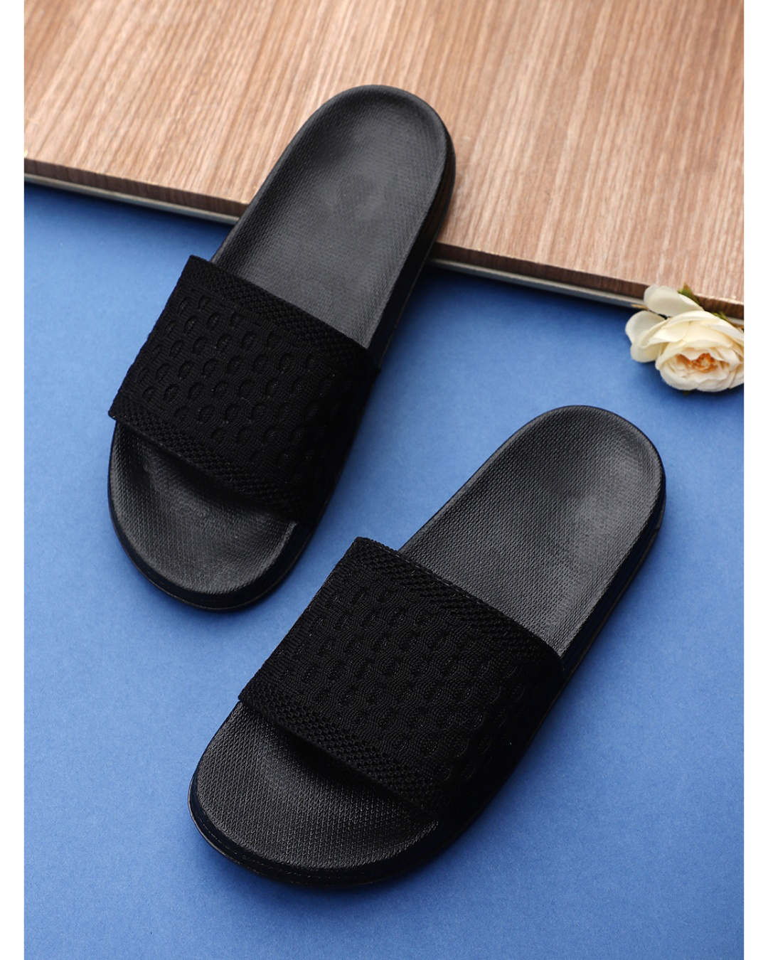 Buy Women's Black Sliders Online in India at Bewakoof