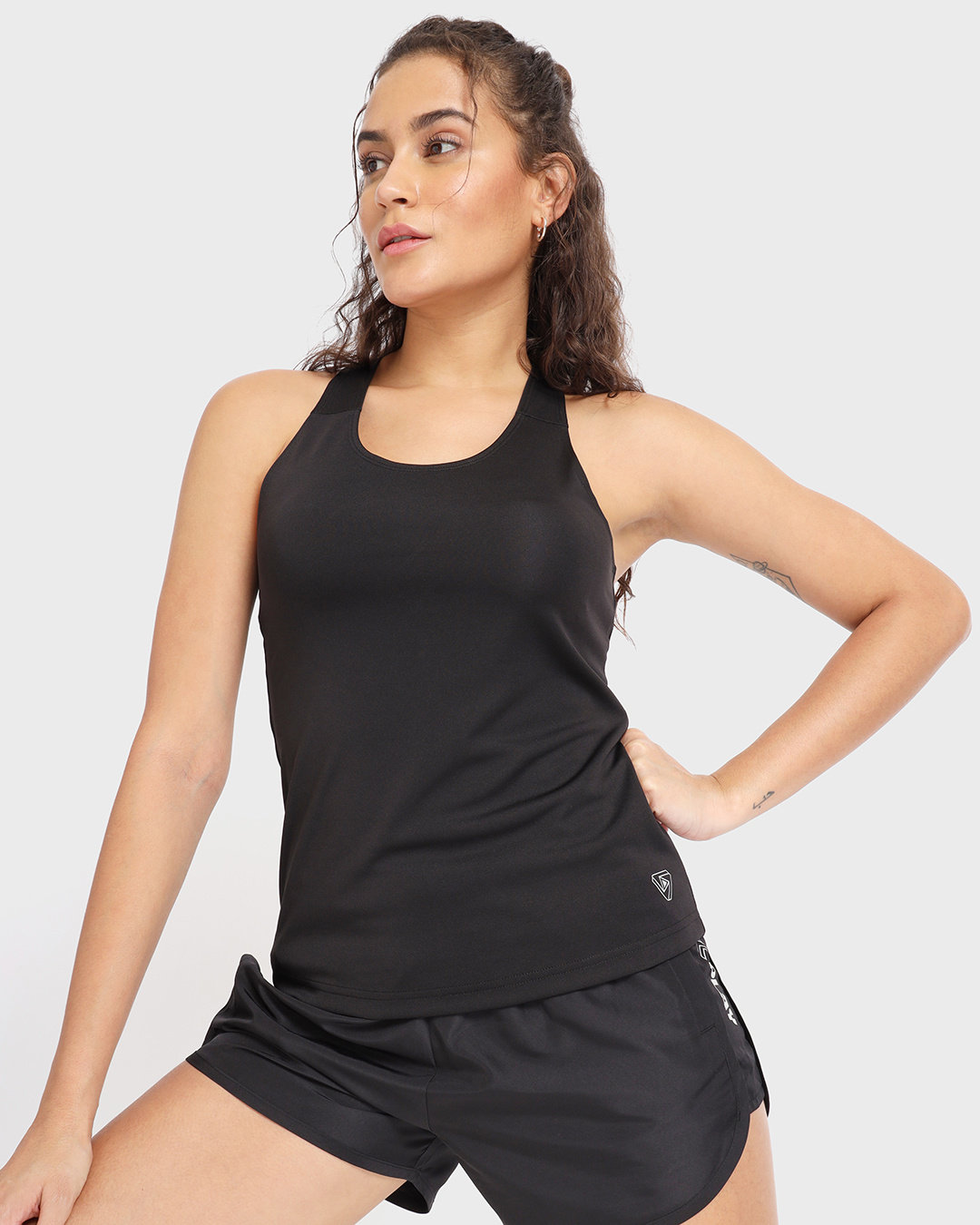 Buy Women's Black Training Vest Online at Bewakoof