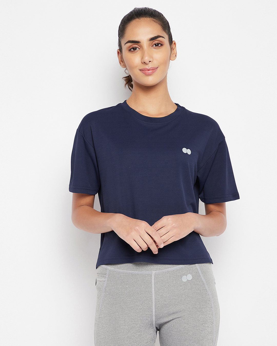 Buy Women's Blue Boxy Fit T-shirt Online at Bewakoof