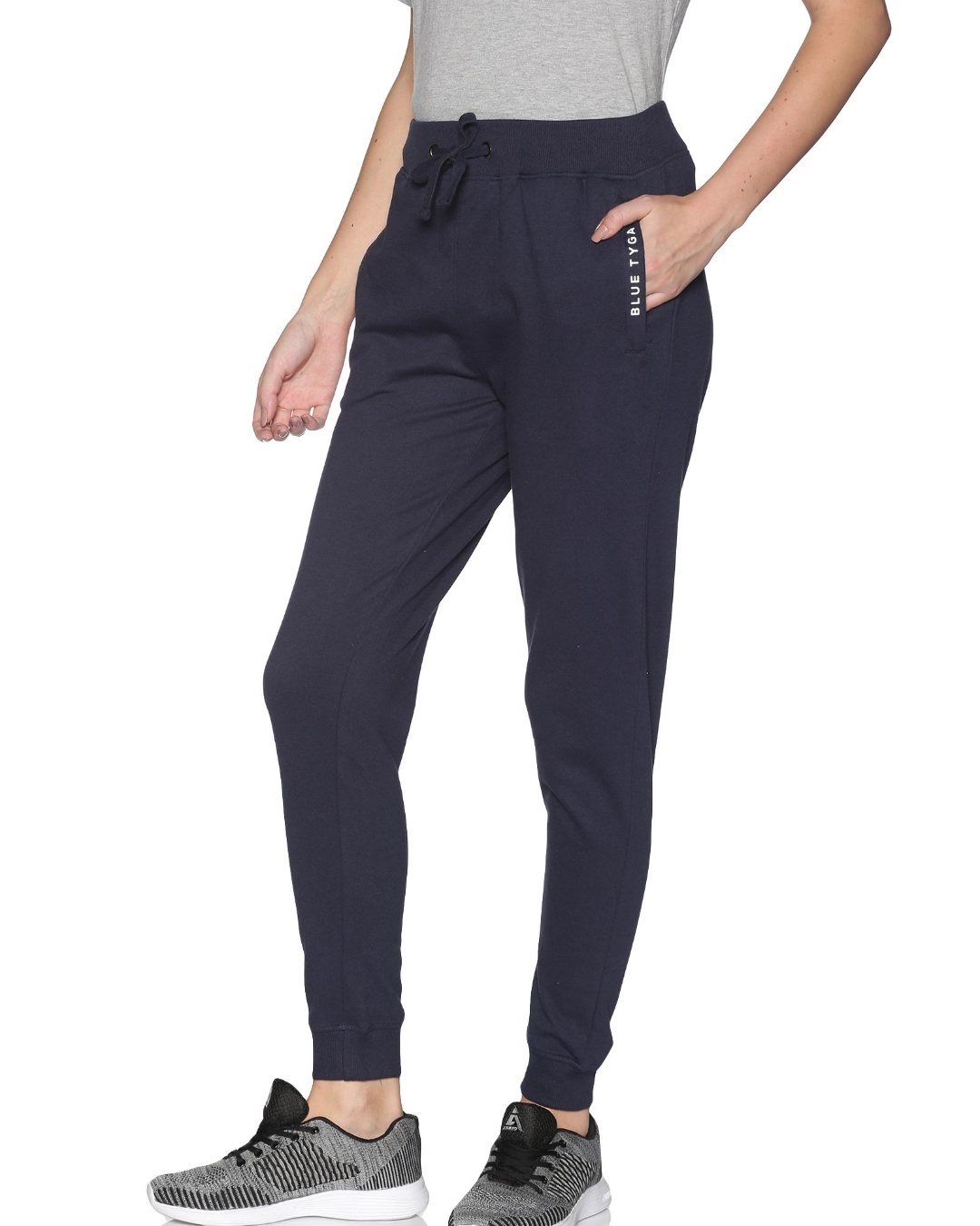 Buy Women's Blue Joggers Online at Bewakoof