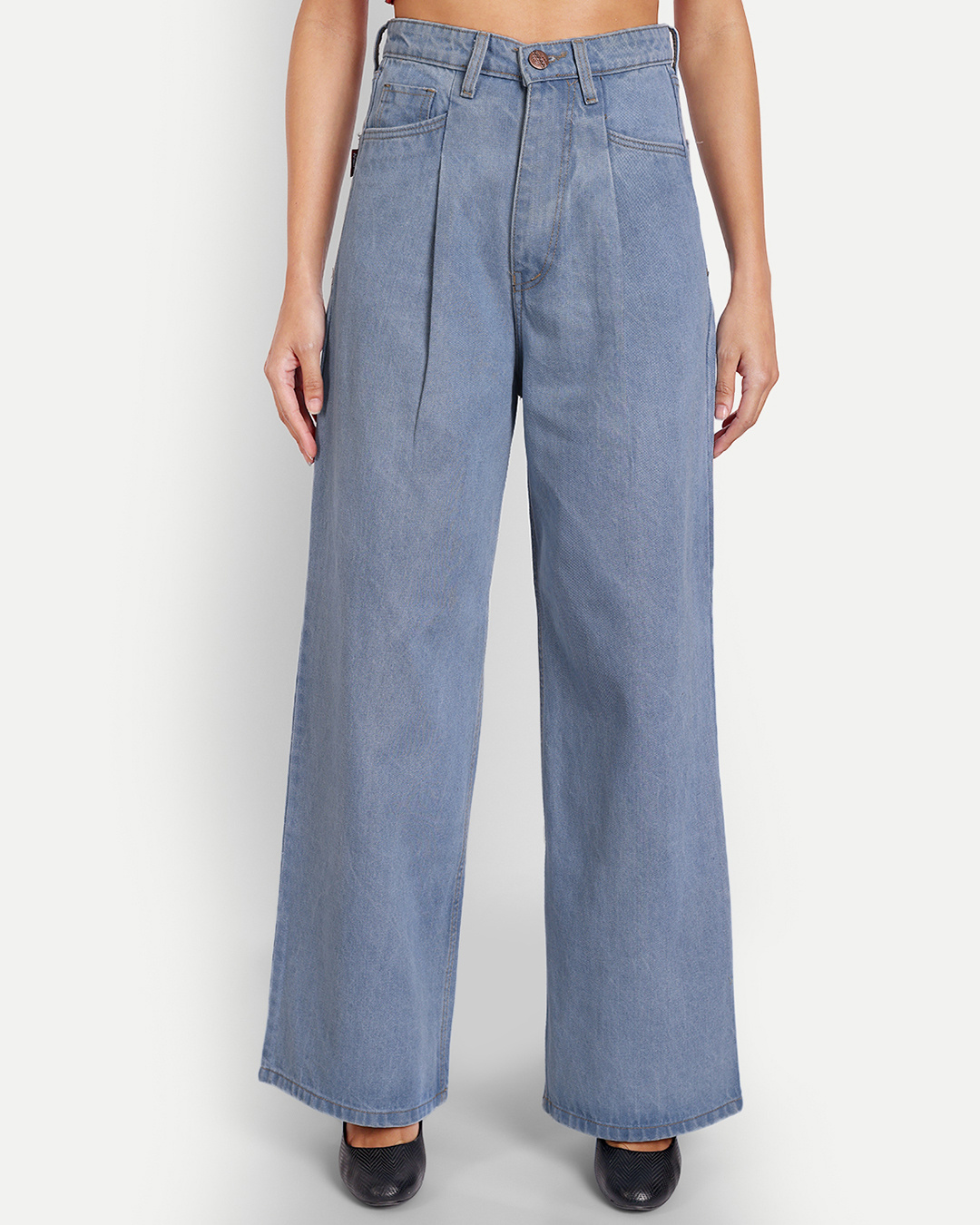Buy Women's Blue Loose Comfort Fit Jeans Online at Bewakoof