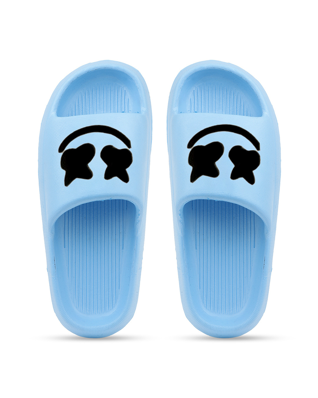 Buy Women's Blue Printed Sliders Online in India at Bewakoof