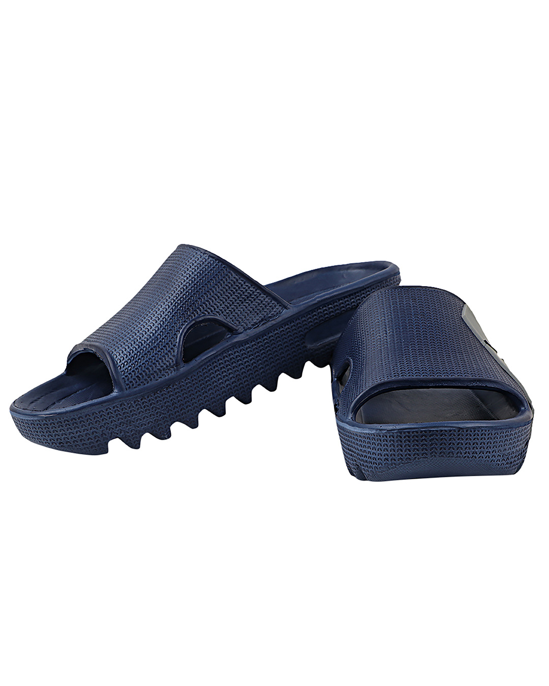Buy Women's Blue Typography Sliders Online in India at Bewakoof