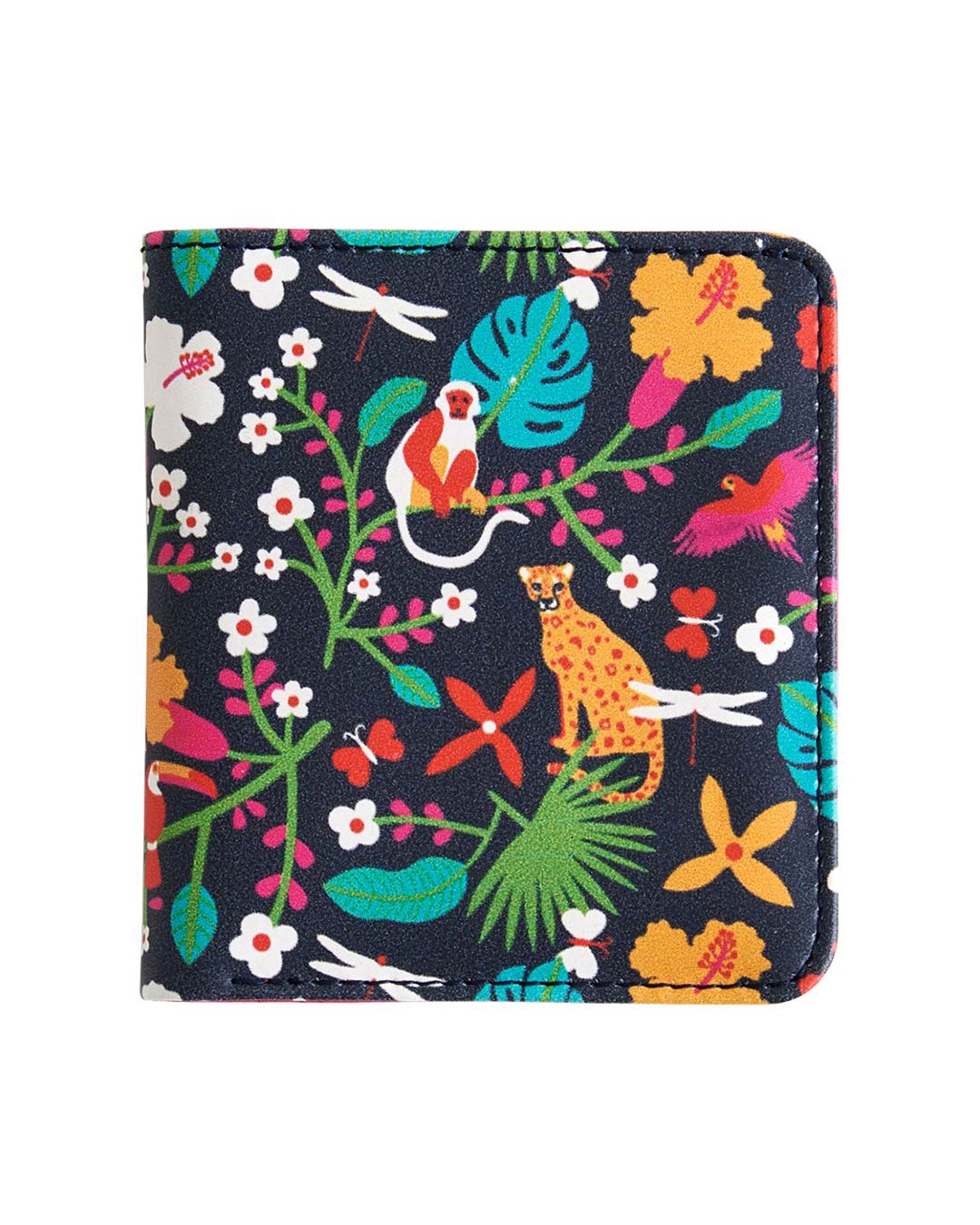 Buy Women's Blue Zanzibar Toucan Embroidered Mini Wallet Online in ...