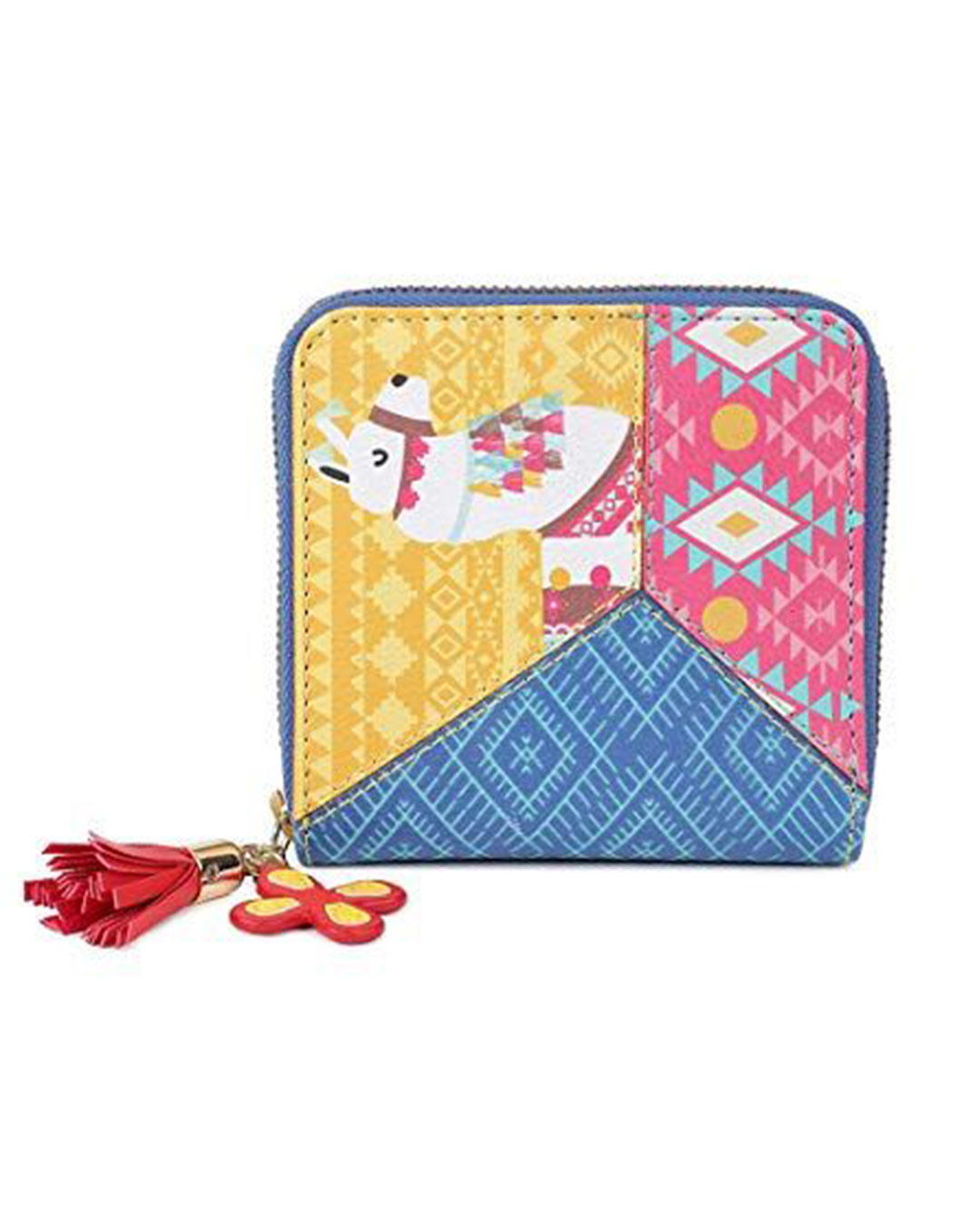 Buy Women's Boho Llama Aztec Mini Wallet Online in India at Bewakoof