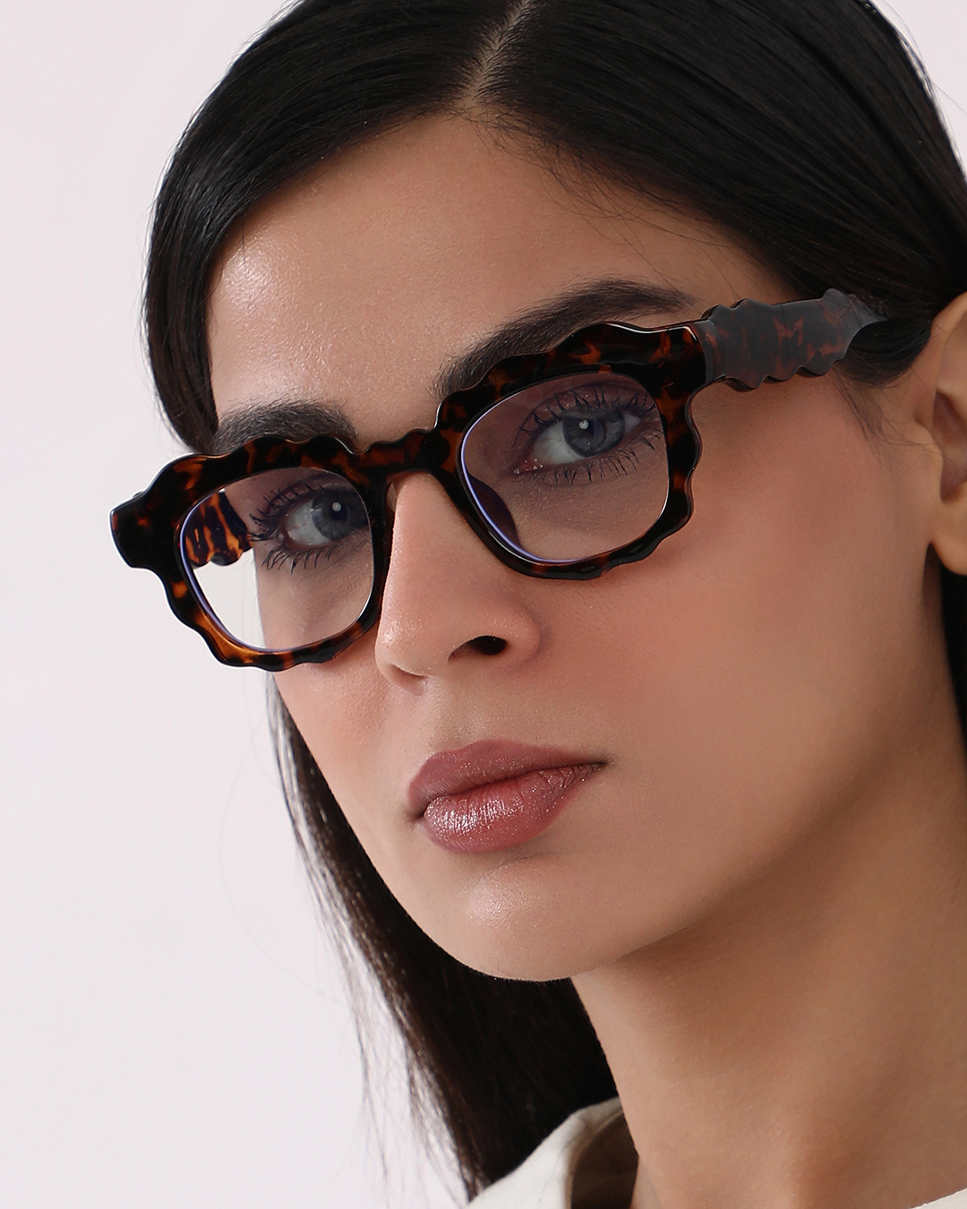 Buy Women's Clear Wayfarer Polarised Lens Sunglasses Online in India at ...