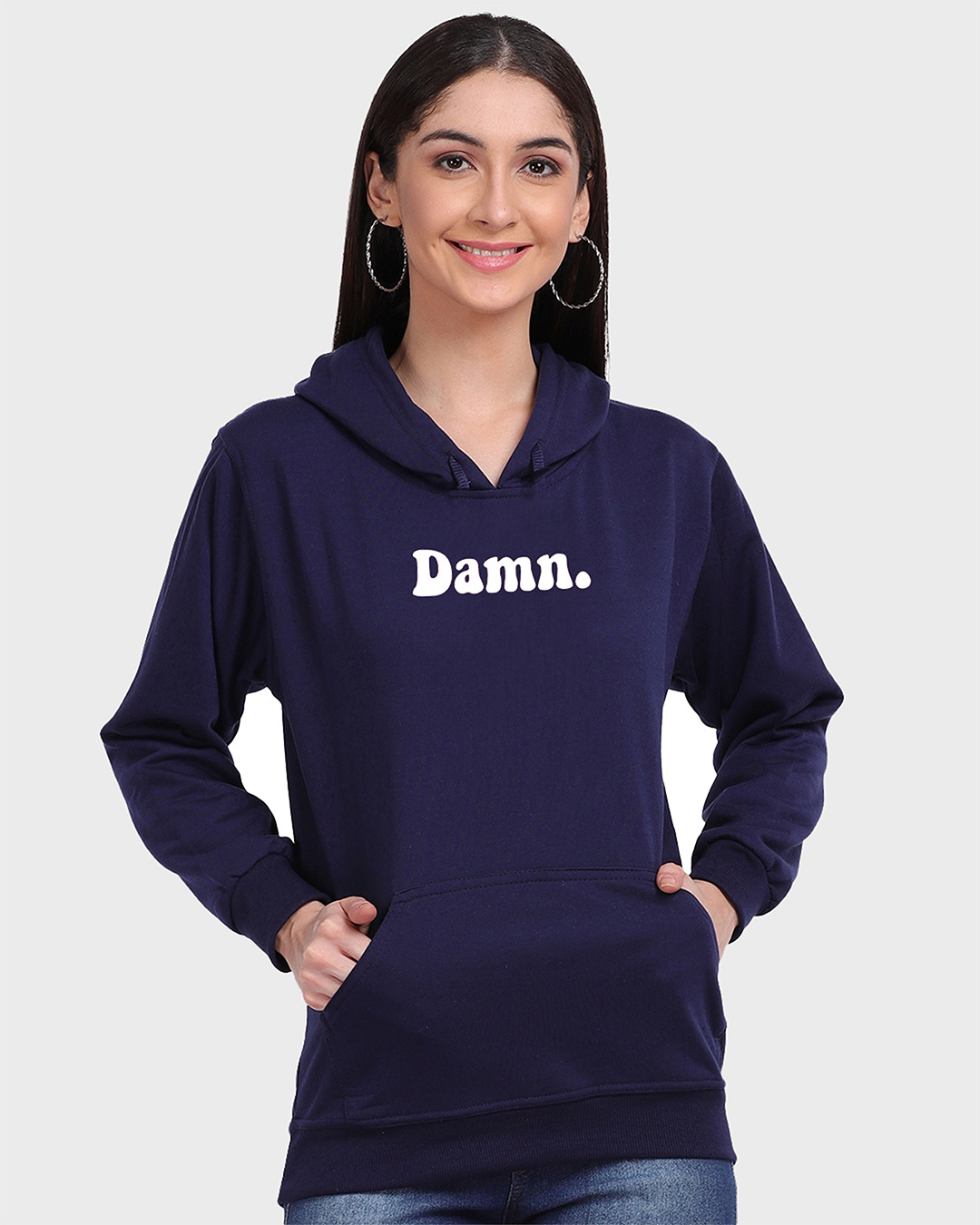 Buy Women's Damn Hoodie Online at Bewakoof