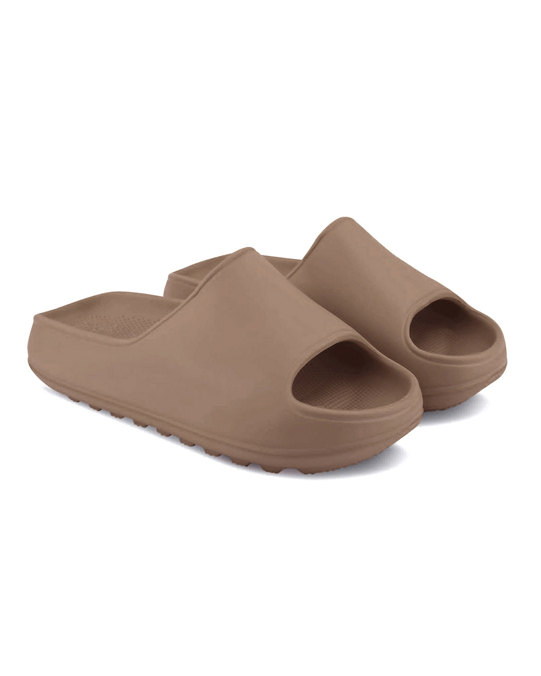 Buy Women's Dark Brown Sliders Online in India at Bewakoof