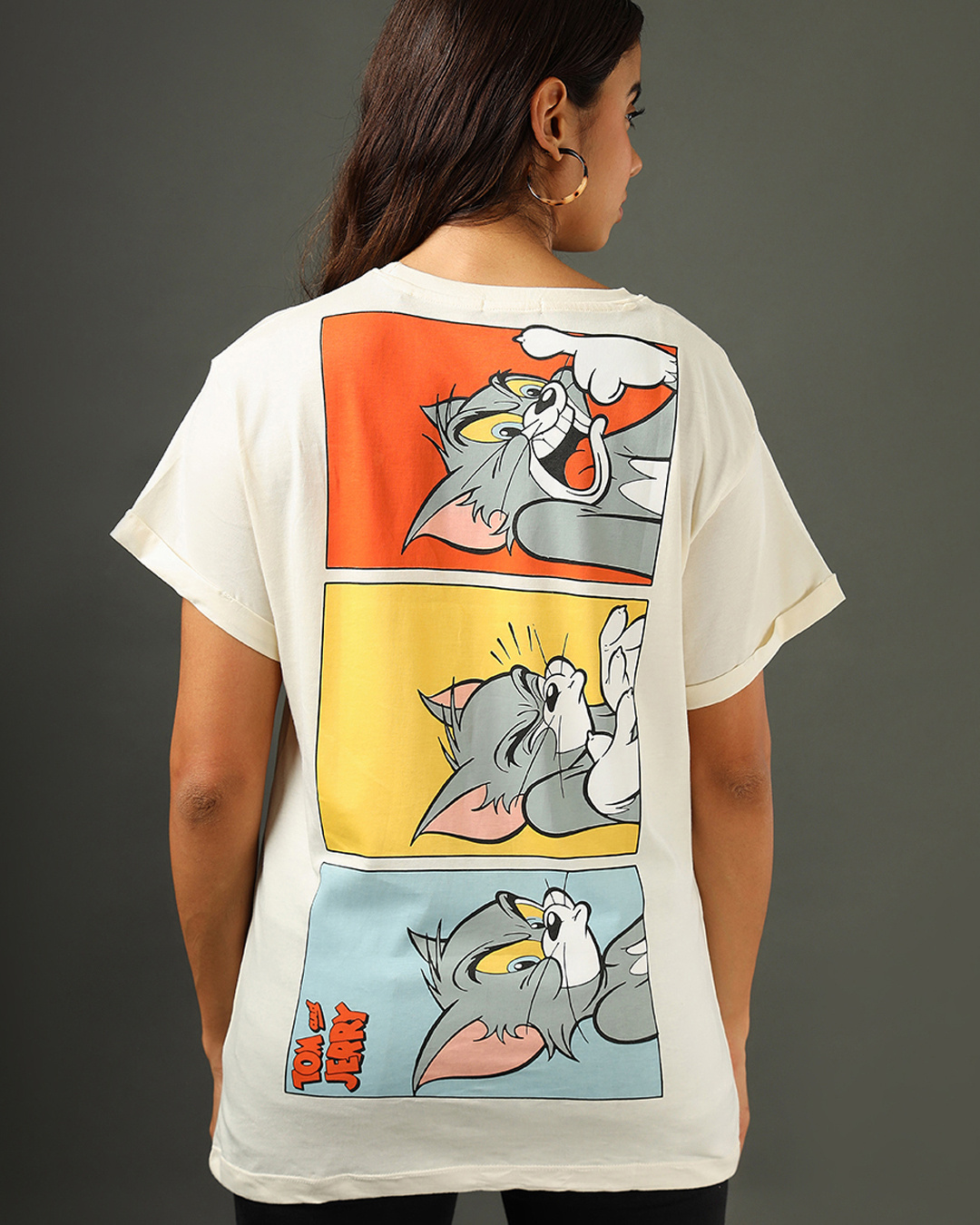 Buy Women's Gardenia Tom Graphic Printed Boyfriend T-shirt Online at ...