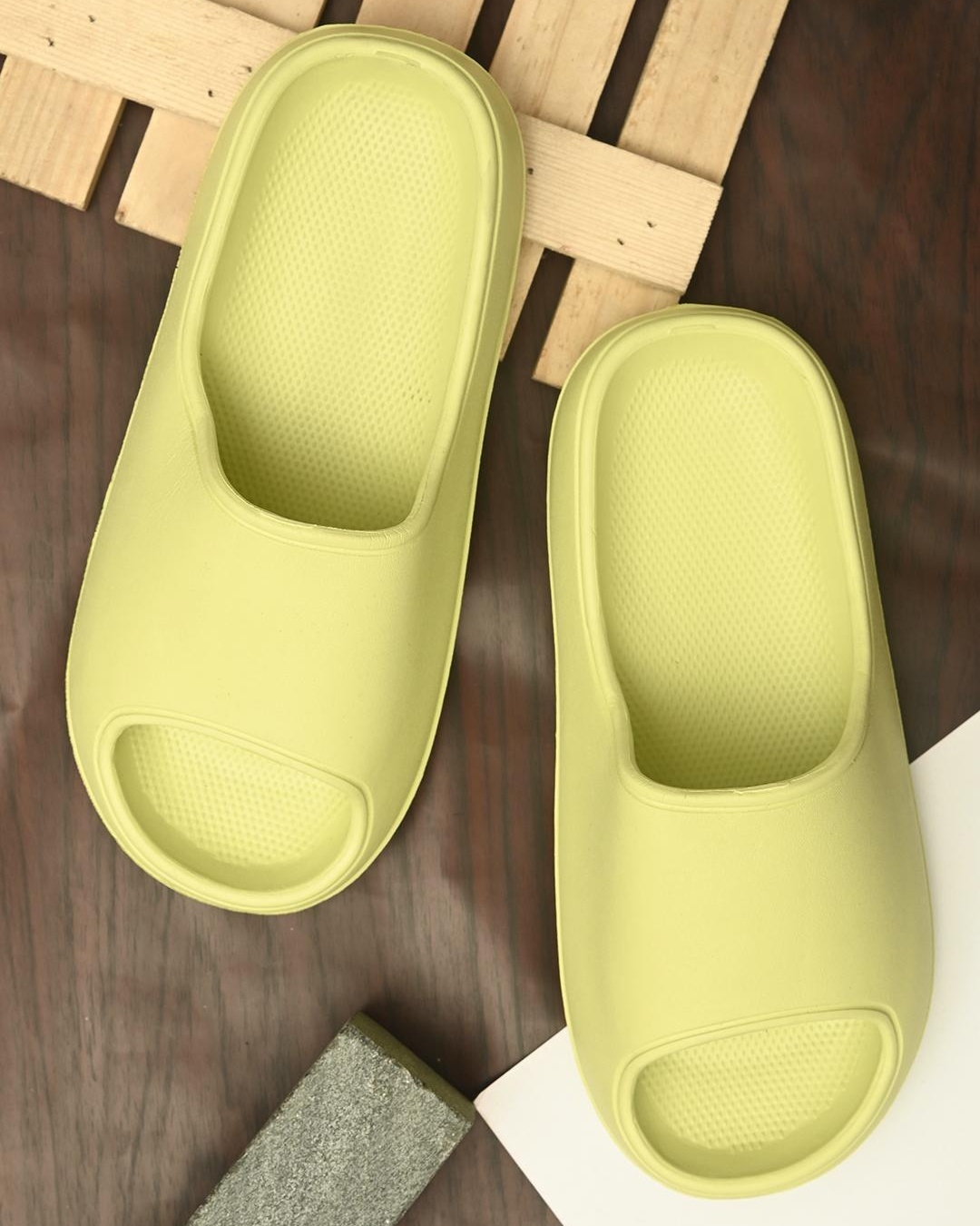 Buy Women's Green Casual Sliders Online in India at Bewakoof