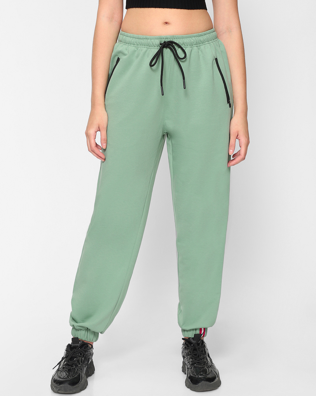 Buy Women's Green Oversized Joggers Online at Bewakoof