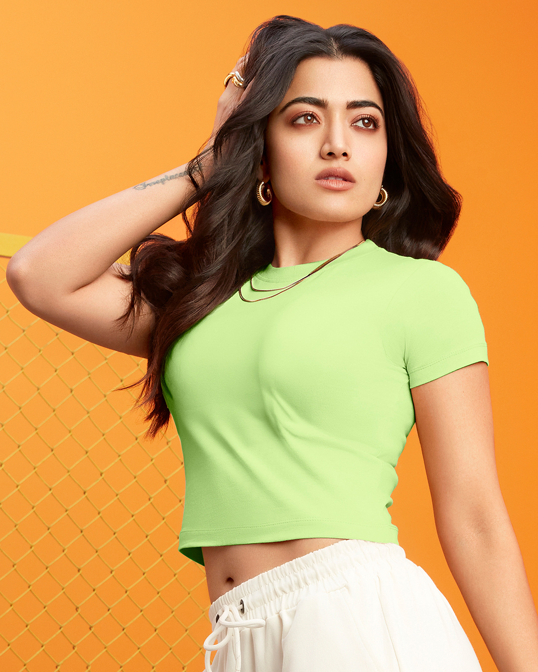 Buy Women's Green Slim Fit Short Top Online at Bewakoof