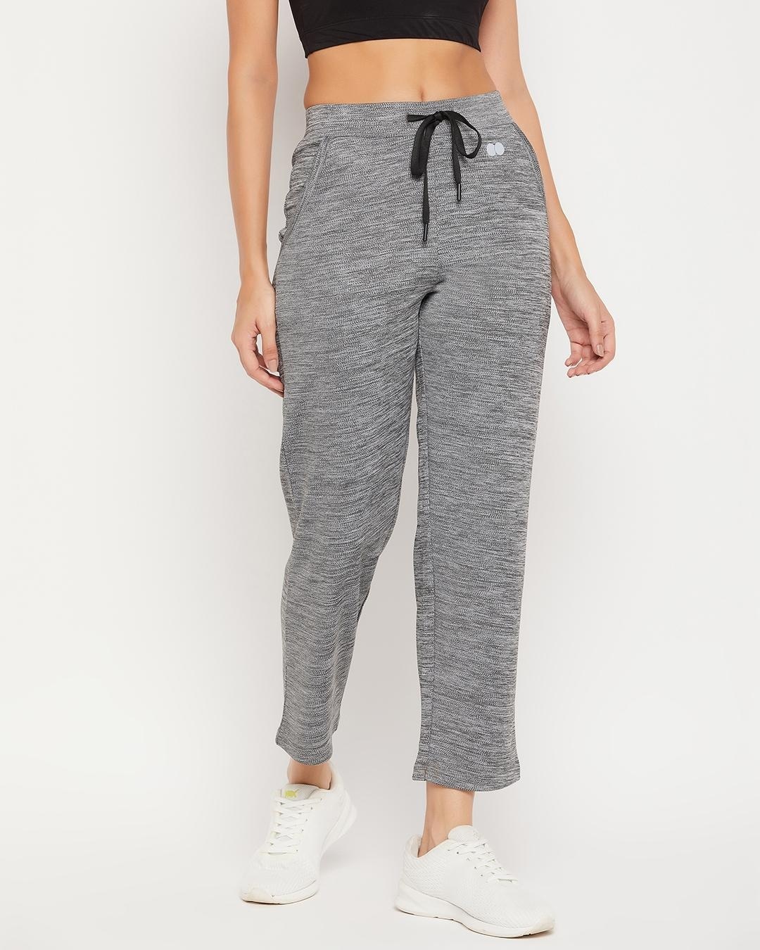 Buy Women's Grey Self Design Slim Fit Tights Online at Bewakoof