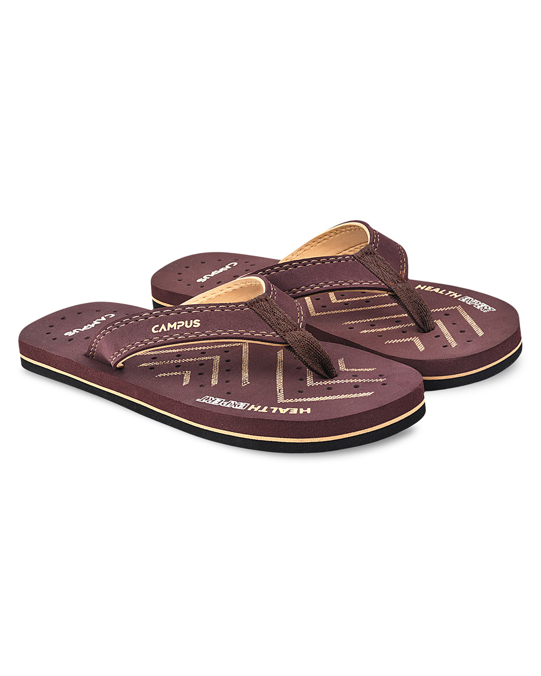 Buy Women's Maroon Printed Flip Flops Online in India at Bewakoof
