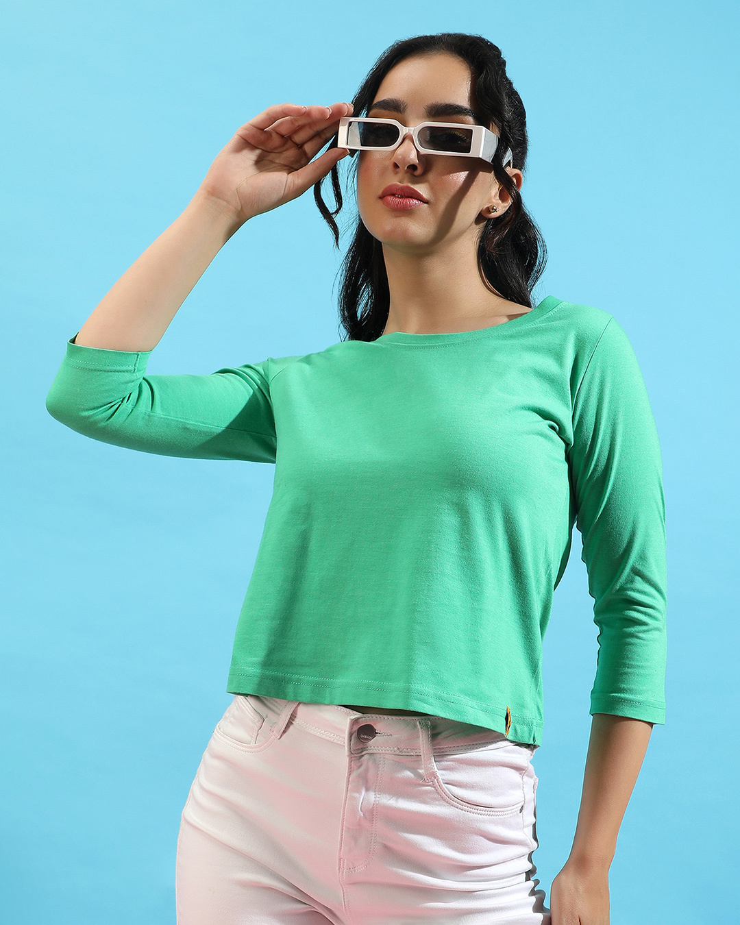 Buy Women's Mint Green Short Top Online at Bewakoof