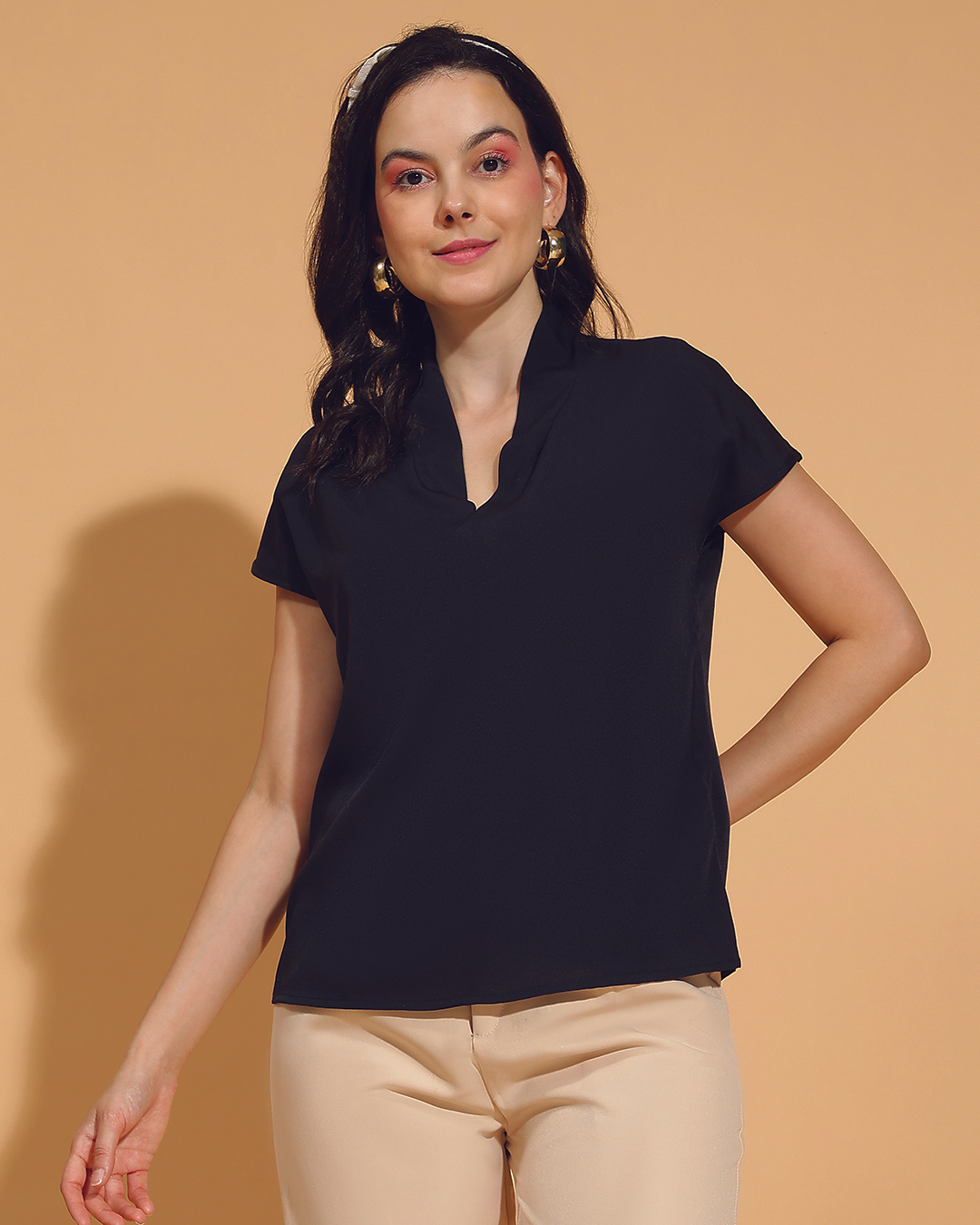Buy Women's Black Top Online at Bewakoof