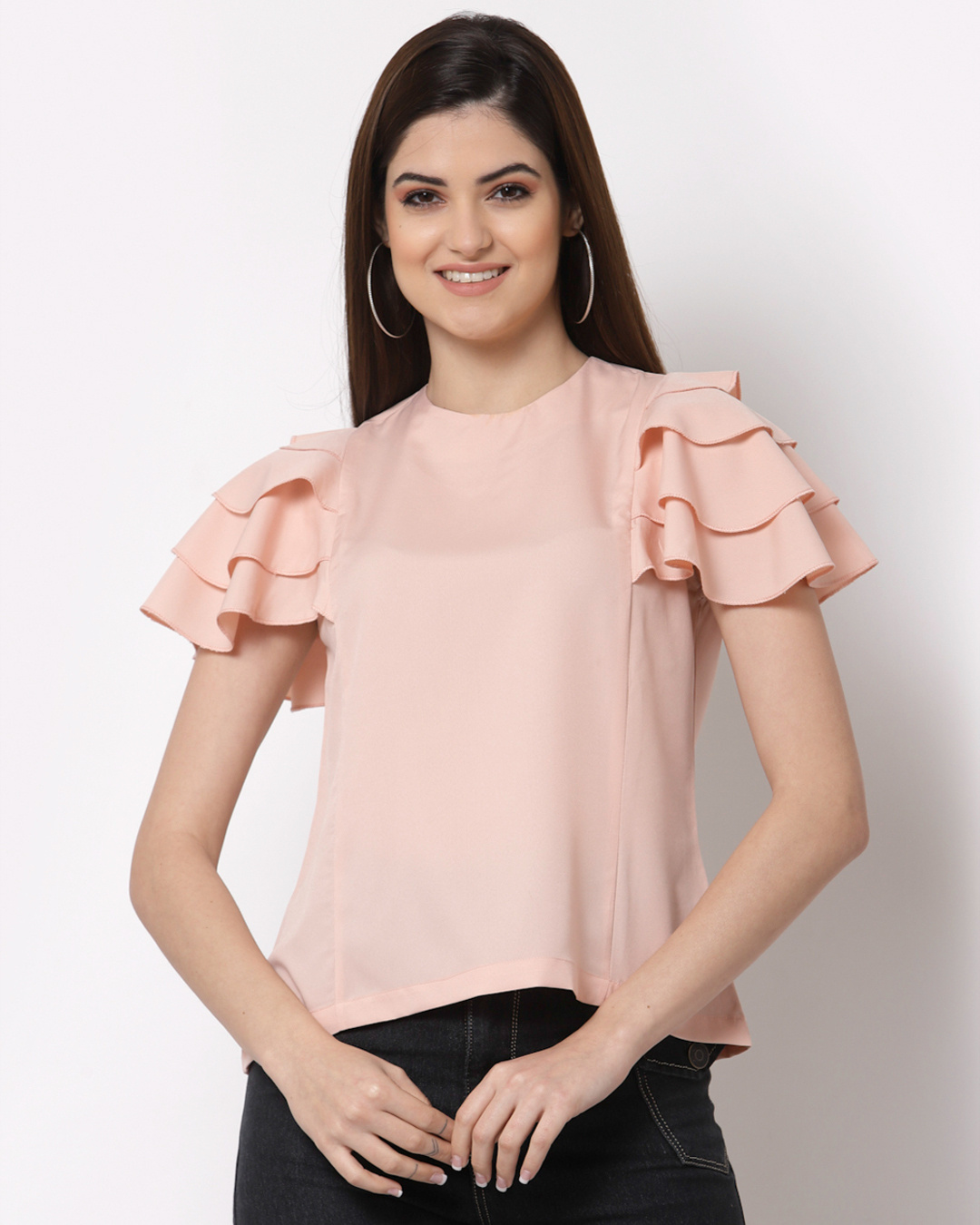 Buy Women's Peach Top Online at Bewakoof