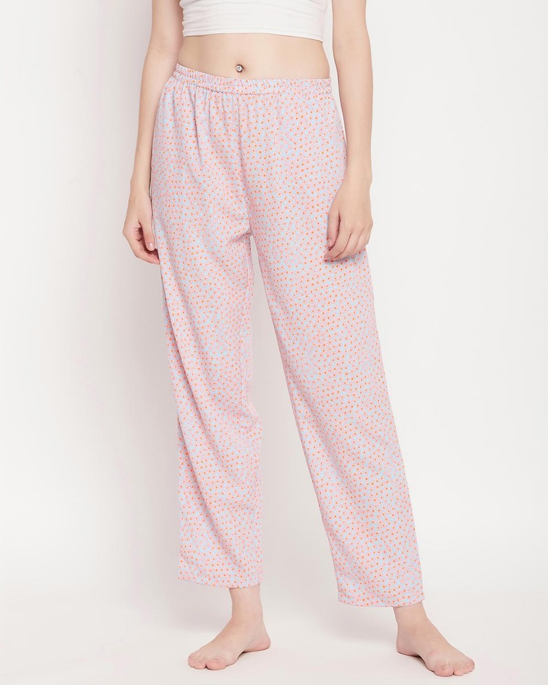 Buy Women's Pink Floral Printed Pyjamas Online in India at Bewakoof