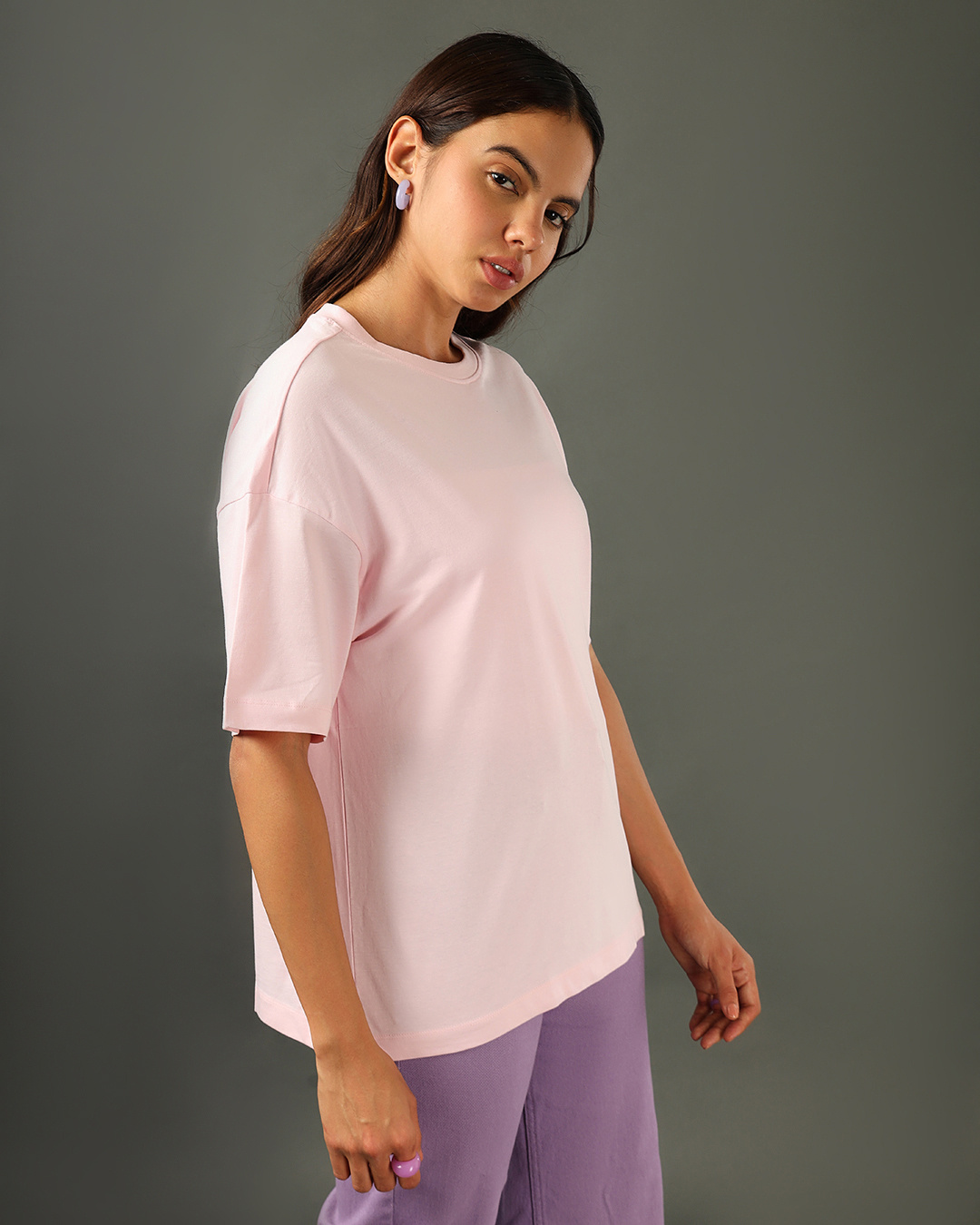 Women's Pink Oversized T Shirt at Shawana Salvatore blog